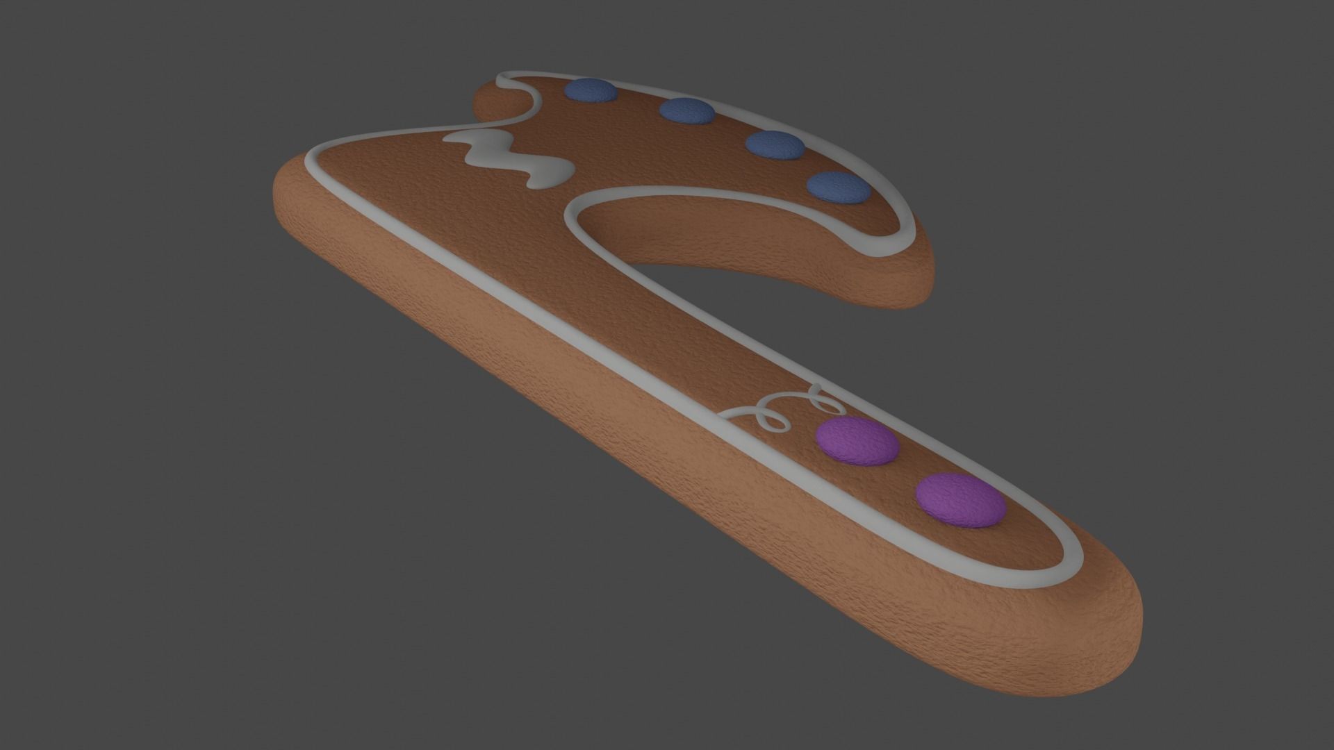 Gingerbread Axe Prop 3D model | CGTrader