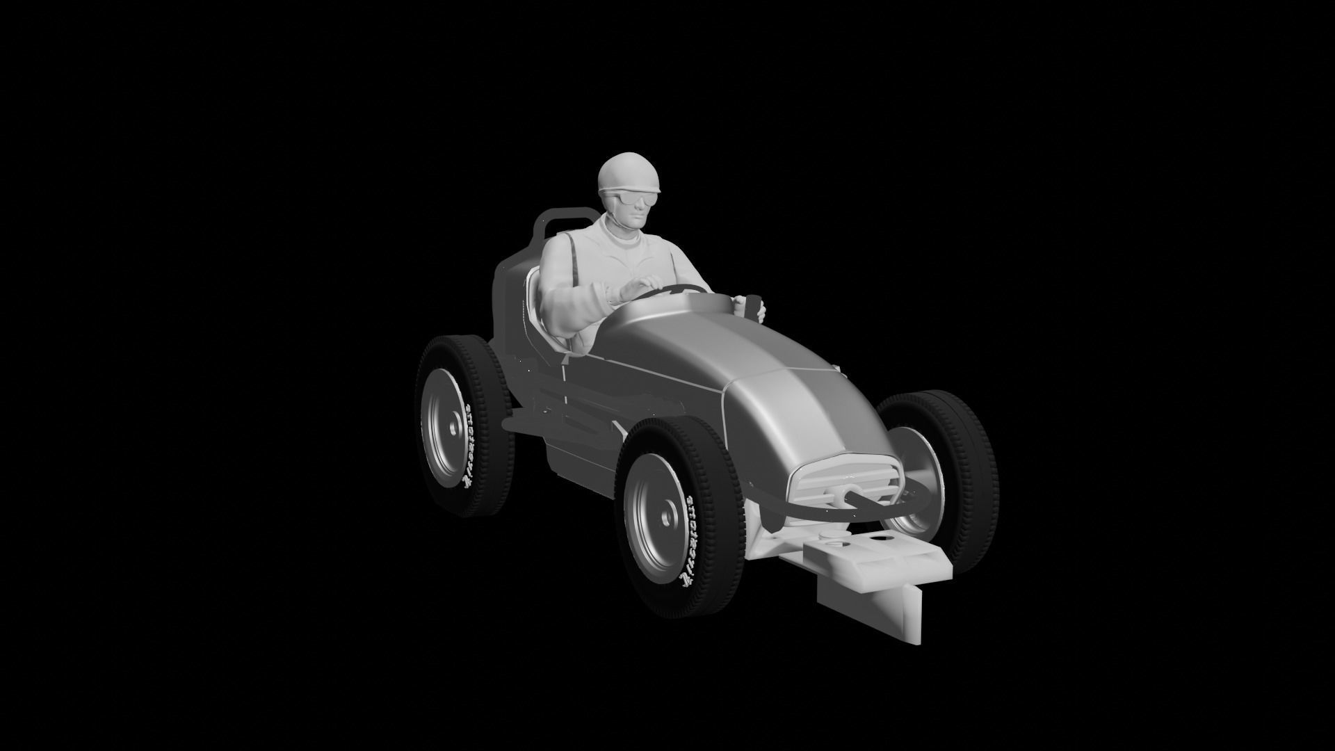 Holeshot Midget Racer ready to print 3D model 3D printable | CGTrader