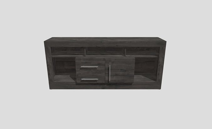 3D model Rack tv VR / AR / low-poly | CGTrader