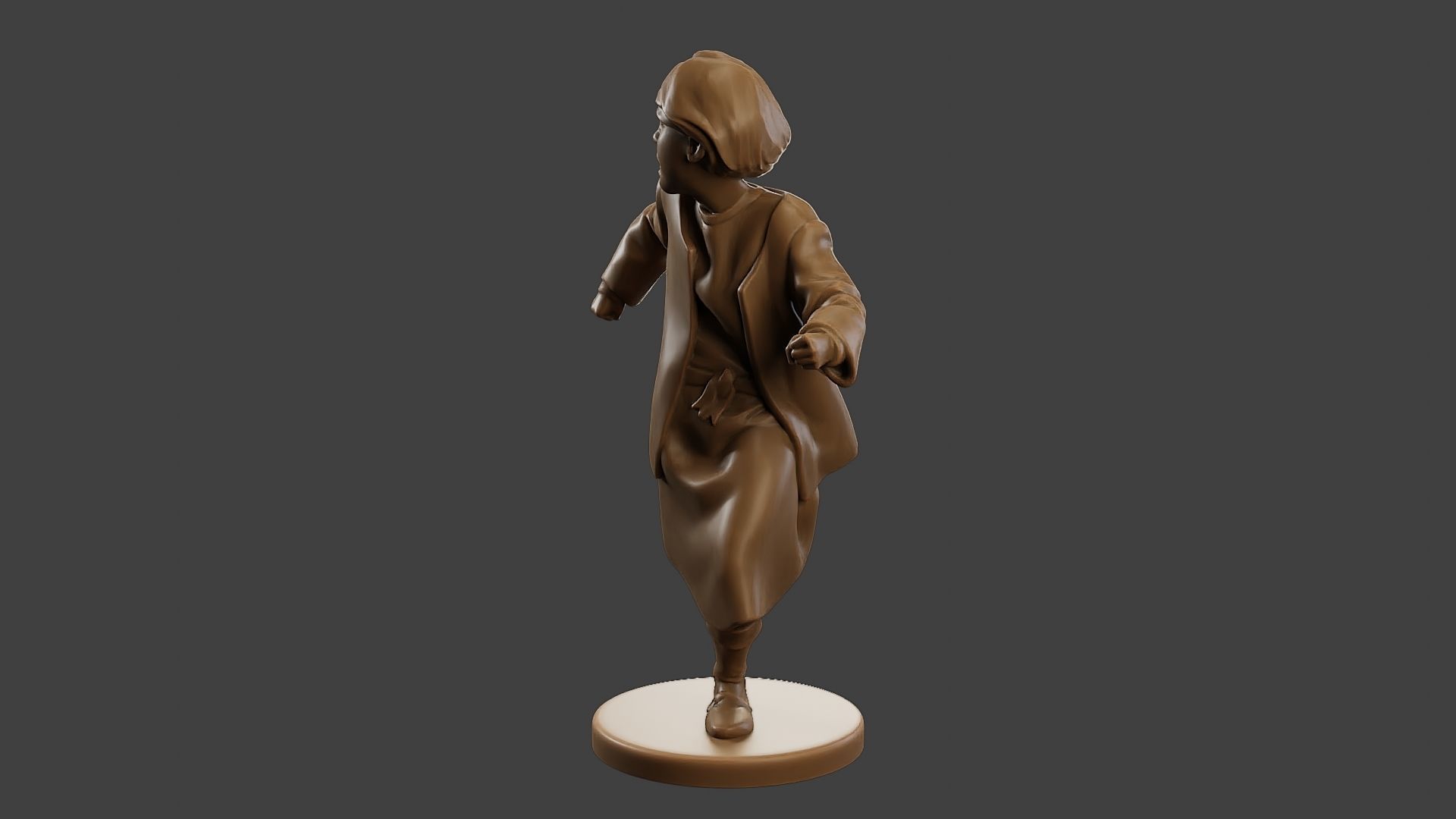 ww2 Scared Girl SG1 005 3D model 3D printable | CGTrader
