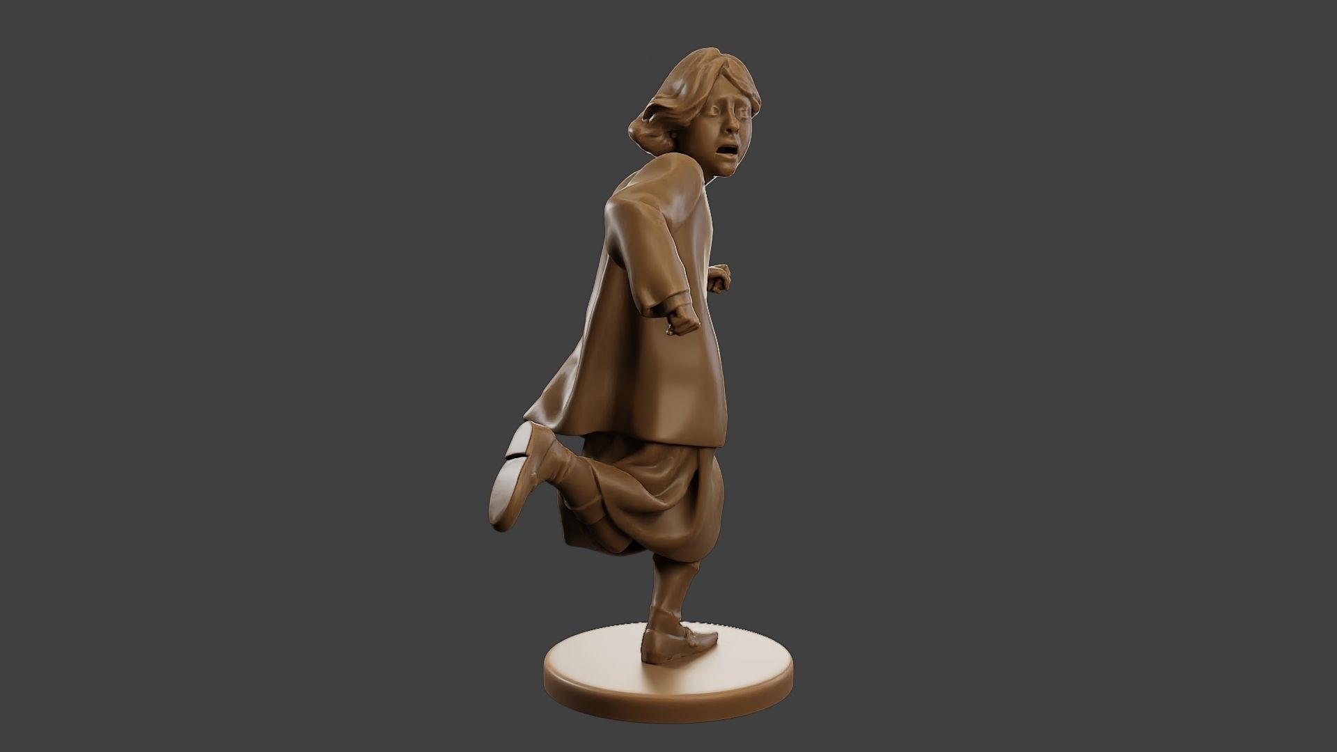 ww2 Scared Girl SG1 005 3D model 3D printable | CGTrader