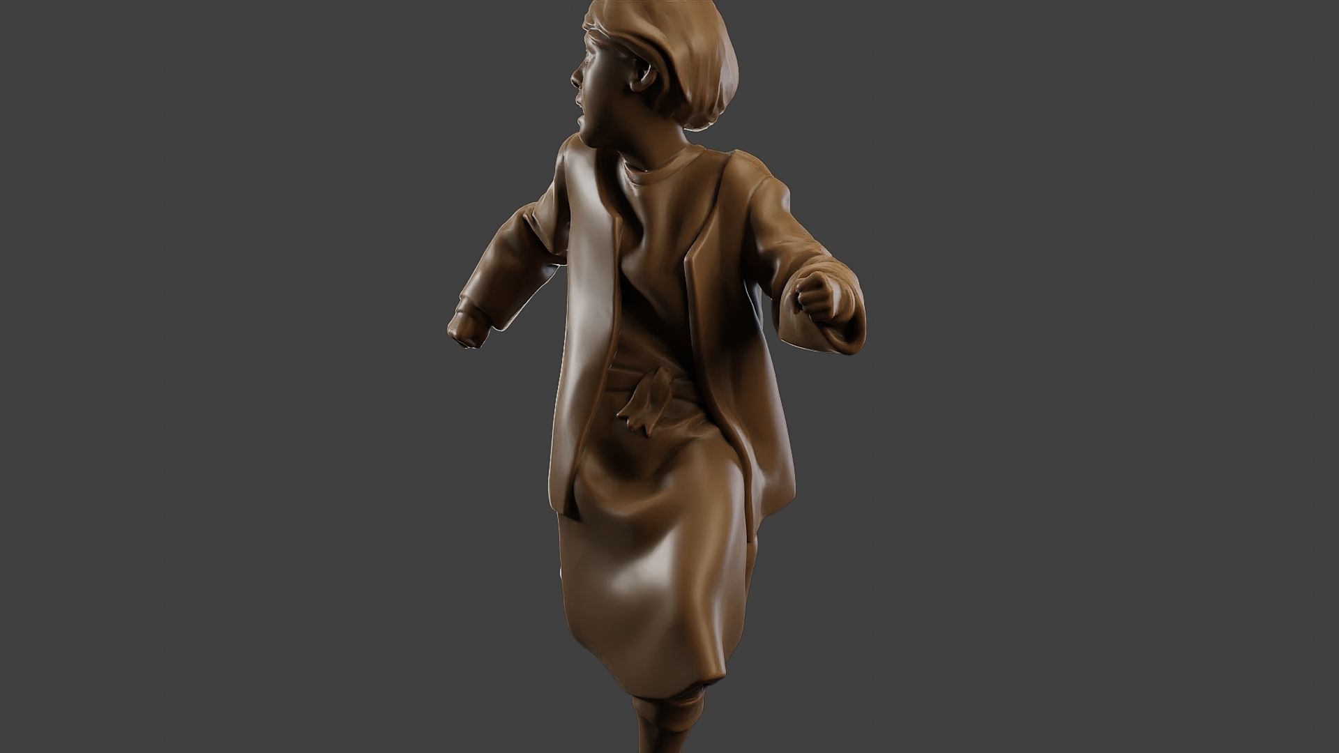 ww2 Scared Girl SG1 005 3D model 3D printable | CGTrader