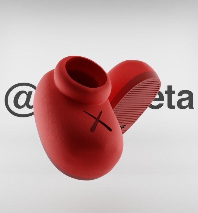 Kaws Shoes Mschf - Box for Print 3D model 3D printable | CGTrader