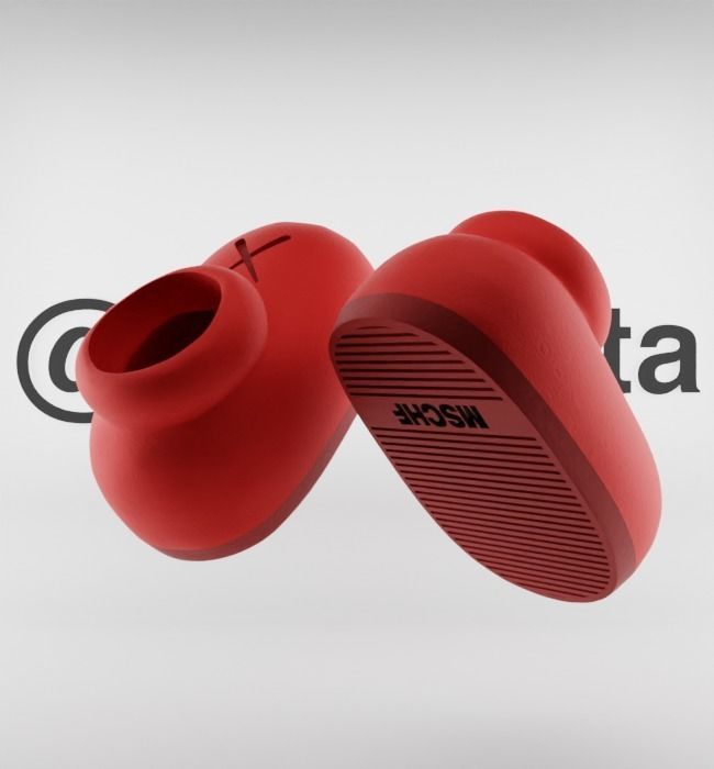 Kaws Shoes Mschf - Box for Print 3D model 3D printable | CGTrader