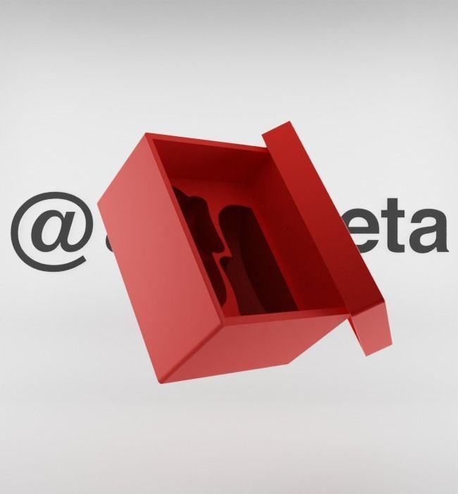 Kaws Shoes Mschf - Box for Print 3D model 3D printable | CGTrader