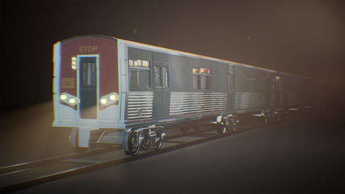 3D model Modular Train 33 Assets VR / AR / low-poly | CGTrader