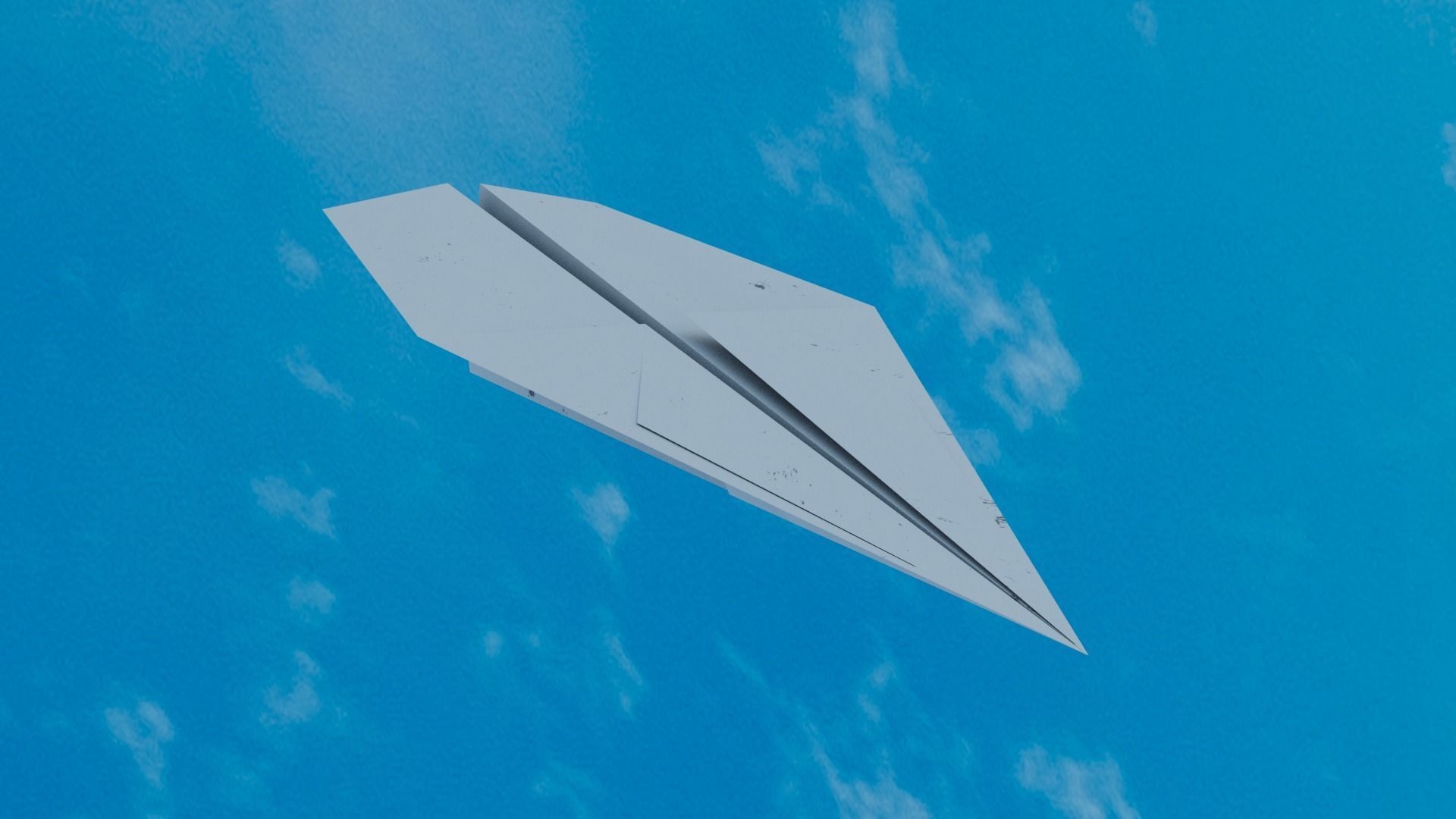 3D model Animated Paper Plane VR / AR / low-poly | CGTrader