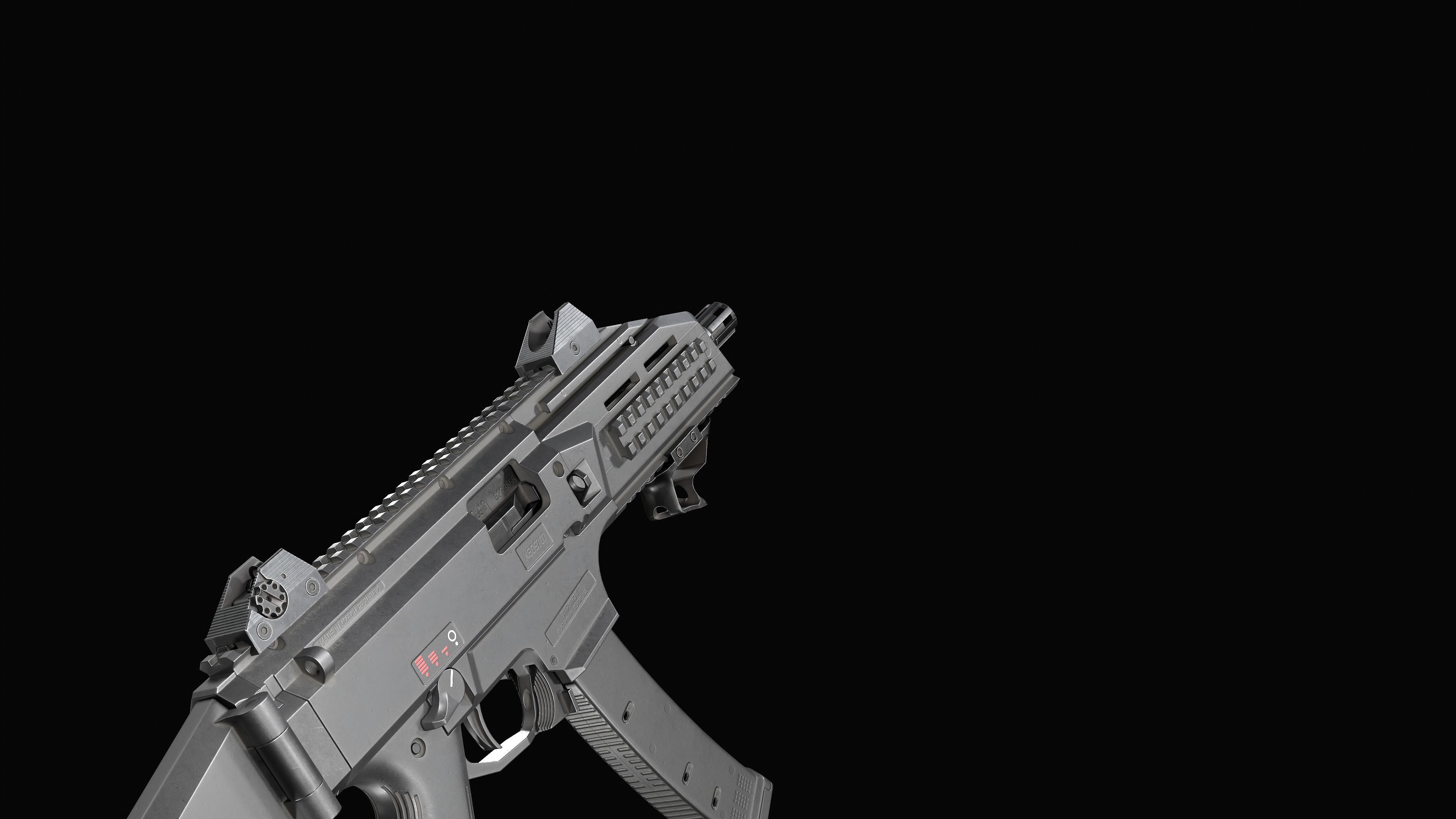 3D model Modular SMG CZ Scorpion EVO 3 A1 VR / AR / low-poly | CGTrader