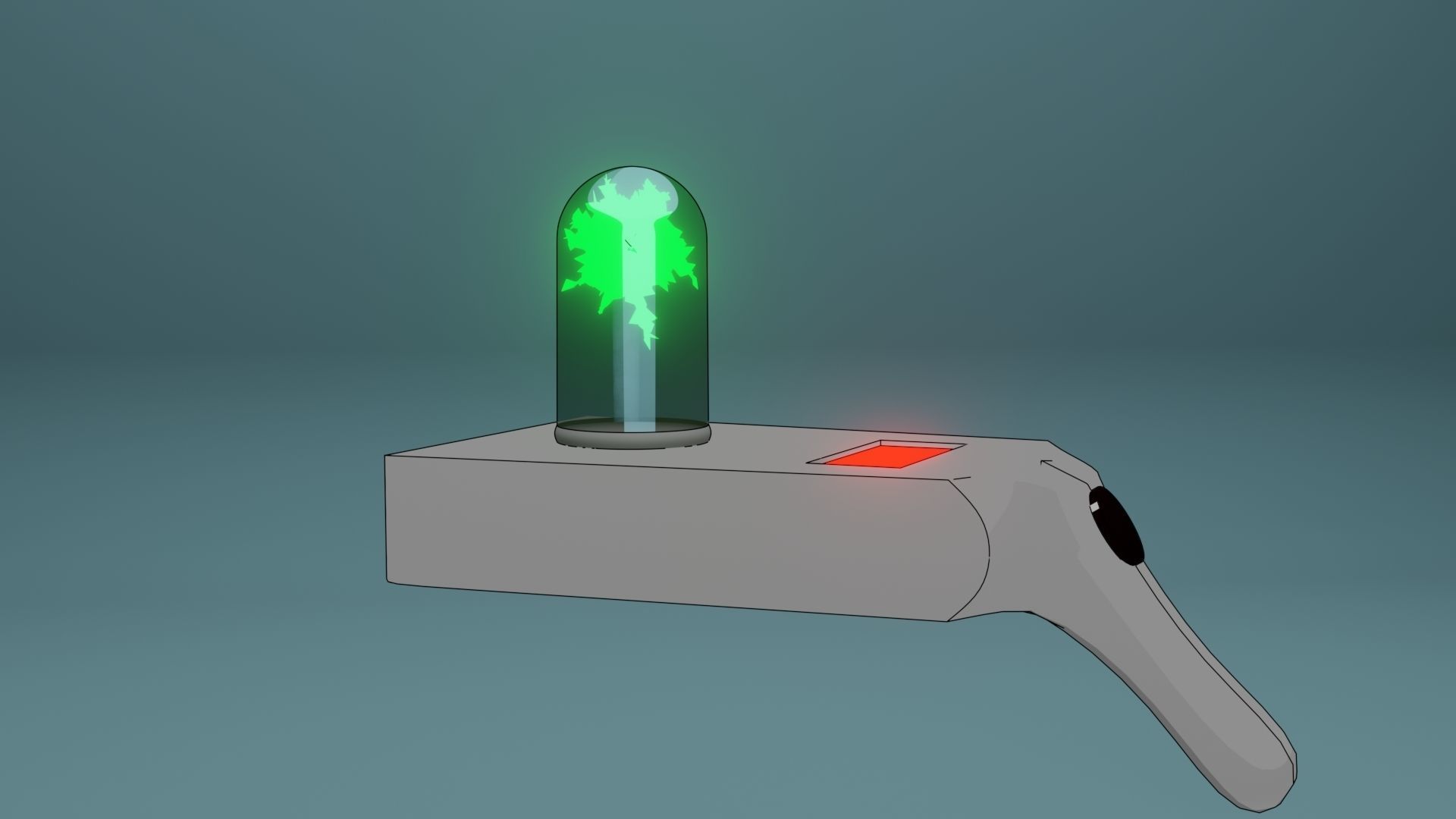 RICK AND MORTY PORTAL GUN 3D Blender 3D model animated | CGTrader
