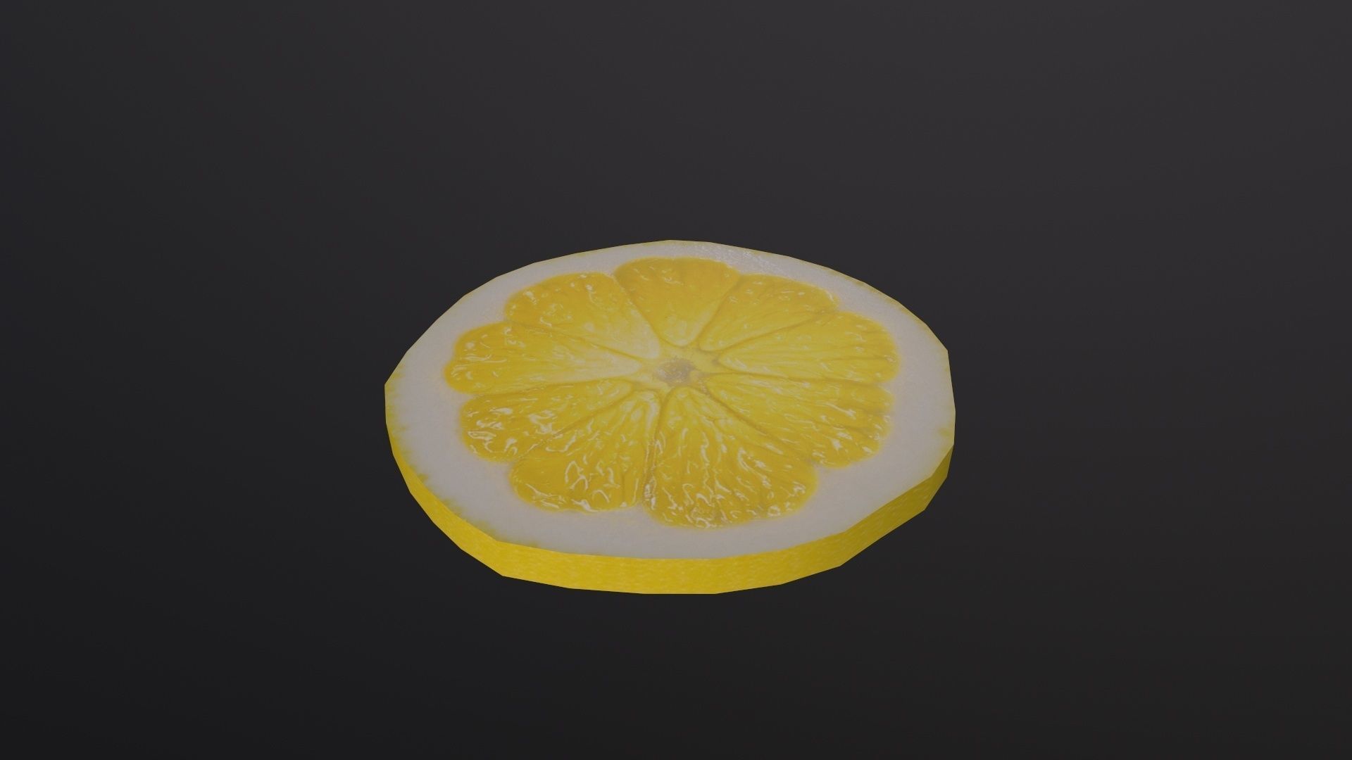 3D model Lemon slice 3D Model VR / AR / low-poly | CGTrader