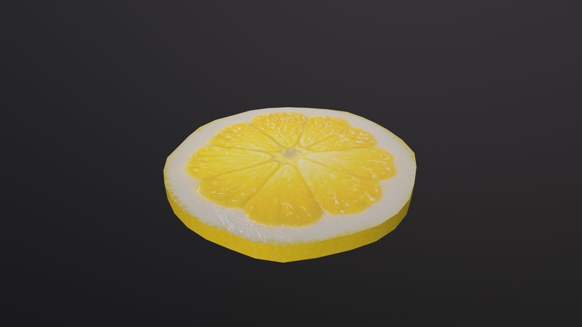 3D model Lemon slice 3D Model VR / AR / low-poly | CGTrader