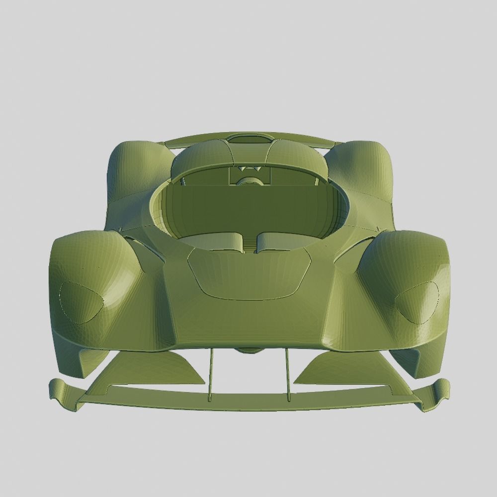 Aston Martin Valkyrie 2018 Printable Body 3D model 3D printable | CGTrader