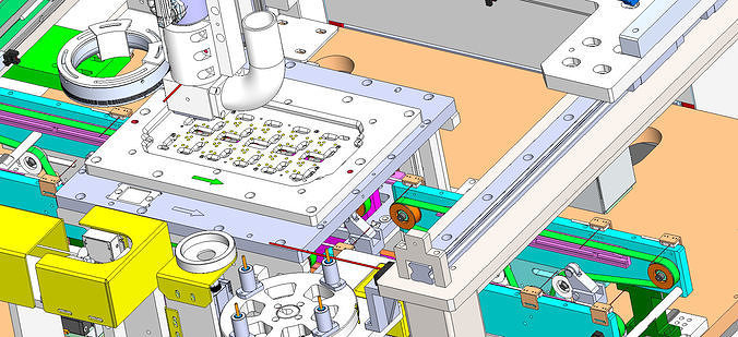 industrial 3D model Motherboard automatic cutting machine 3D model ...
