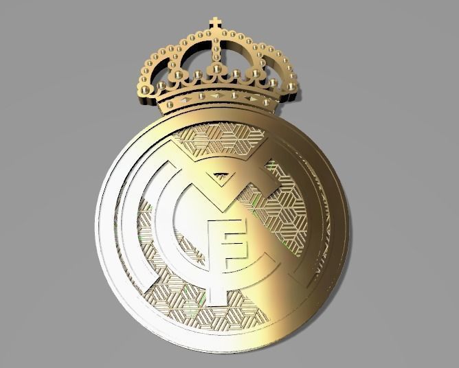 ESCUDO REAL MADRID 3D model | CGTrader