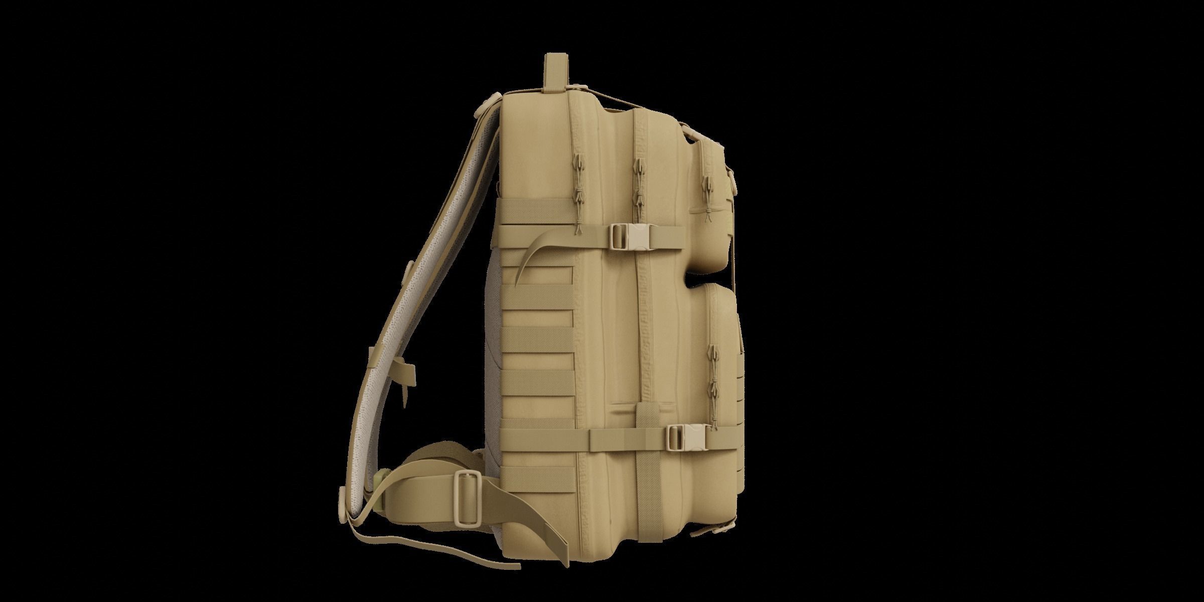 50l Size Army Backpack 3D model | CGTrader