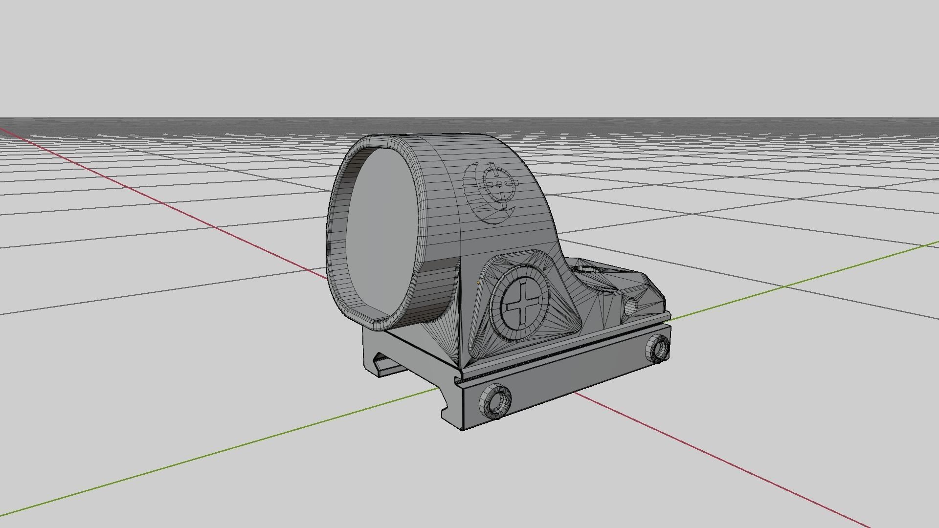 Red Dot Reflex Sight Model SORVO-19 free 3D model | CGTrader