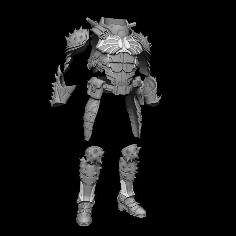 AGENT VENOM ARMOR 3D model | CGTrader