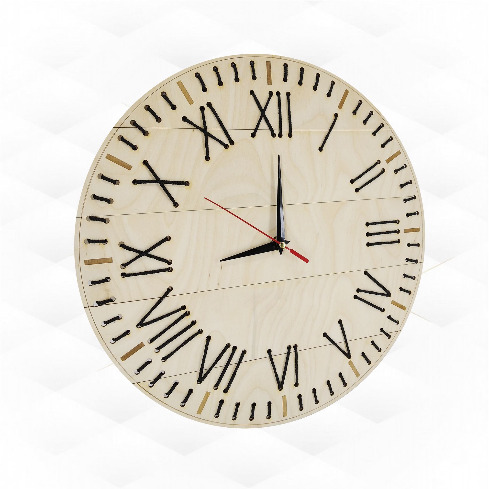 Wall clocks for handmade gift svg dxf design laser cutting 3D model 3D ...