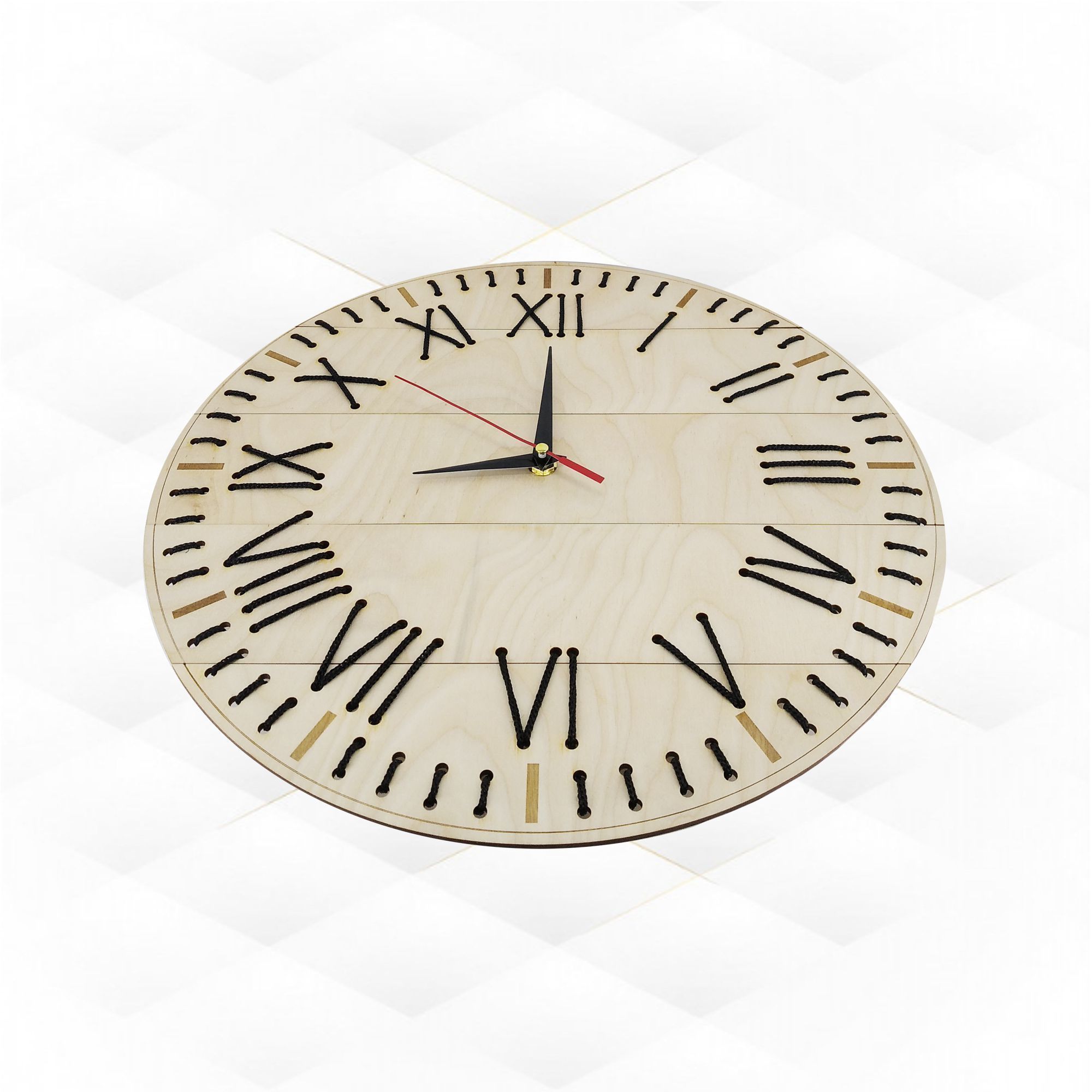 Wall clocks for handmade gift svg dxf design laser cutting 3D model 3D ...