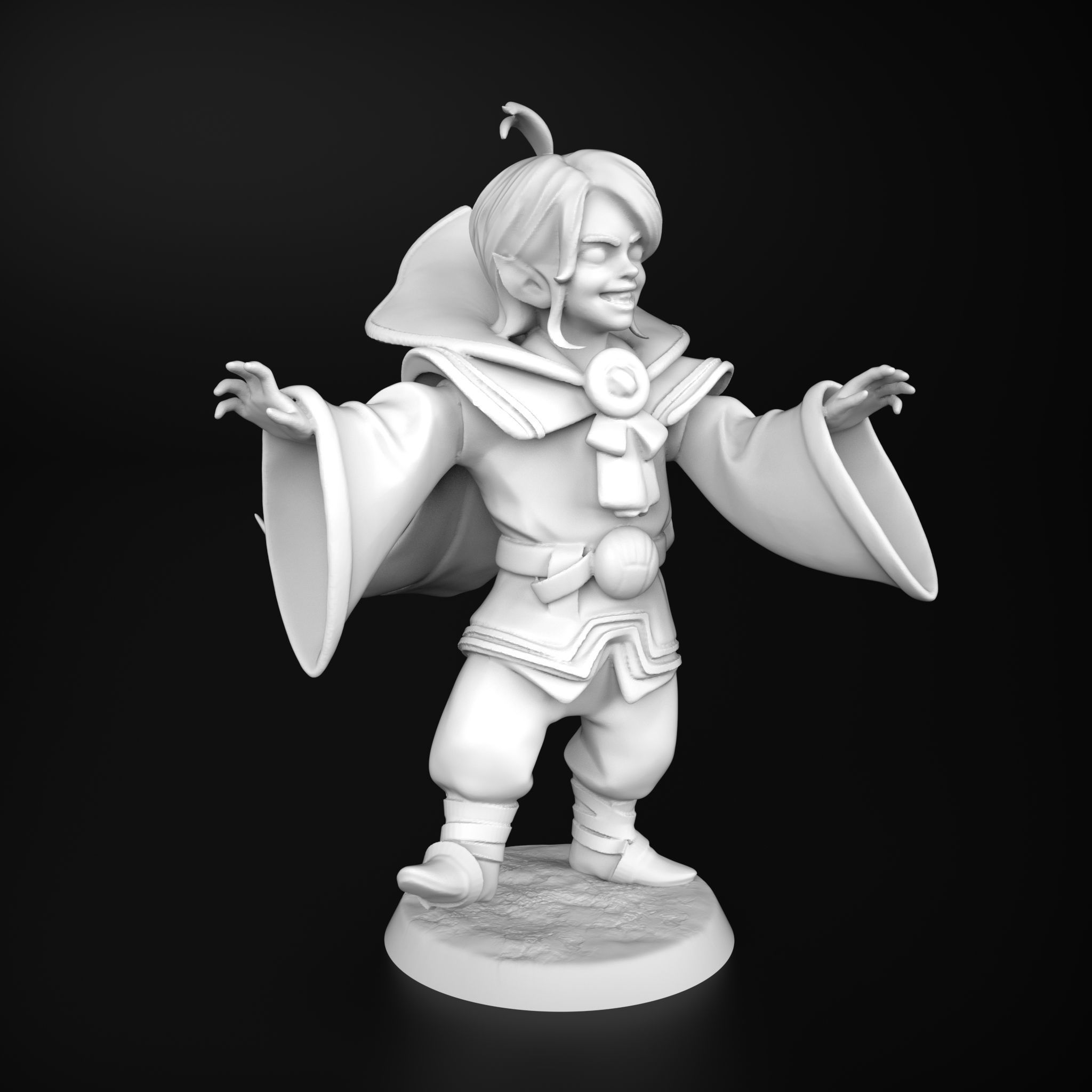 Invoker child Dota 2 figure 3D model 3D printable | CGTrader