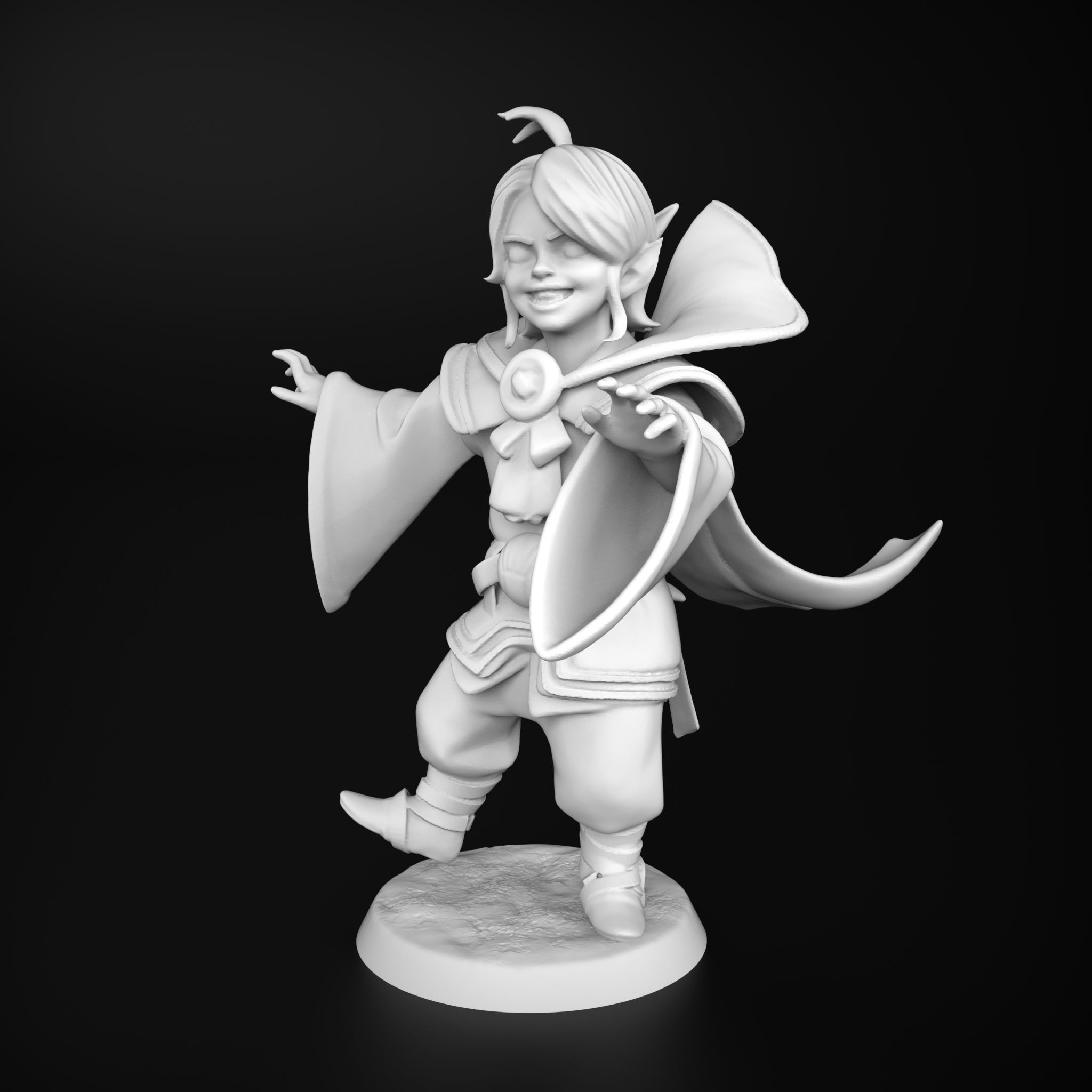 Invoker child Dota 2 figure 3D model 3D printable | CGTrader