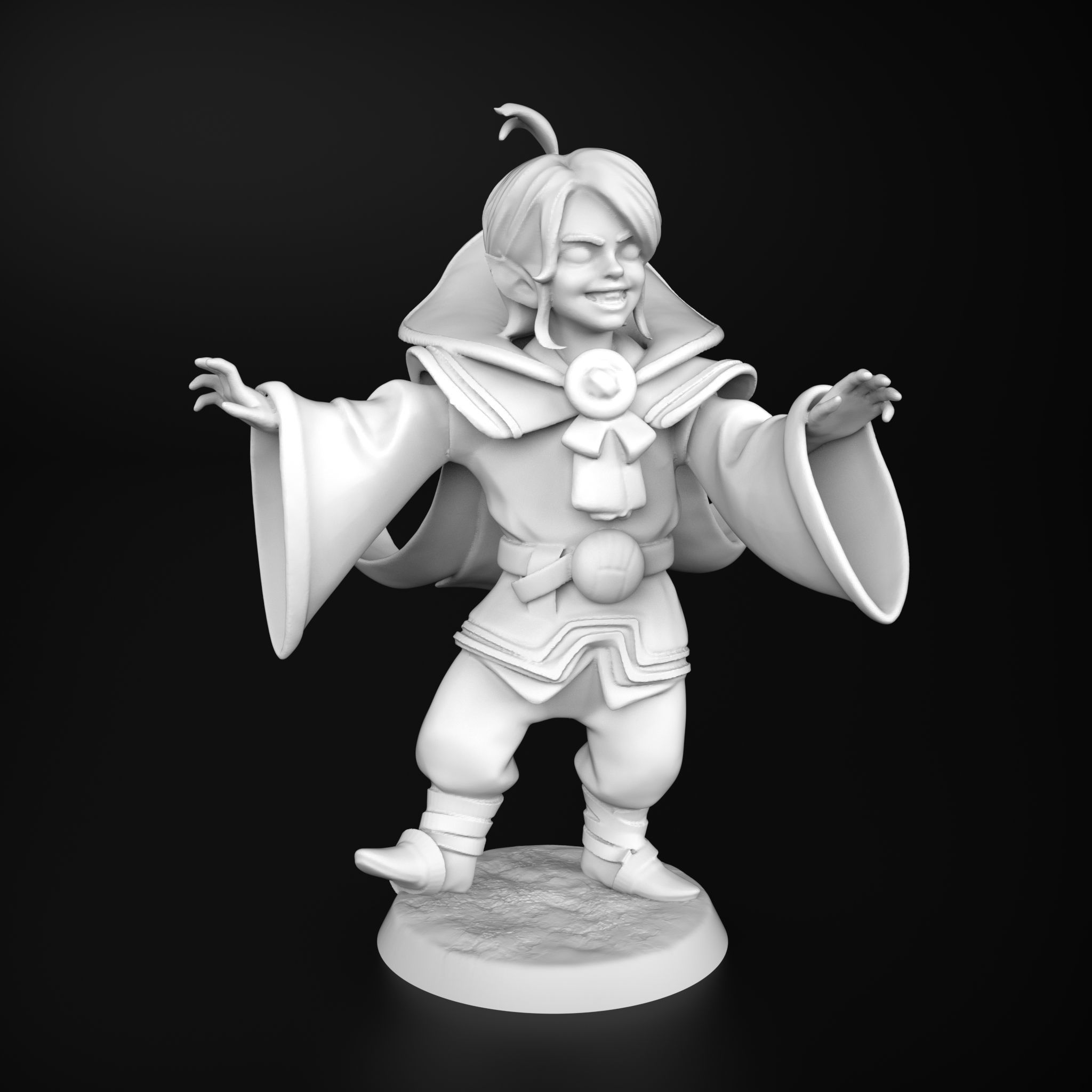 Invoker child Dota 2 figure 3D model 3D printable | CGTrader