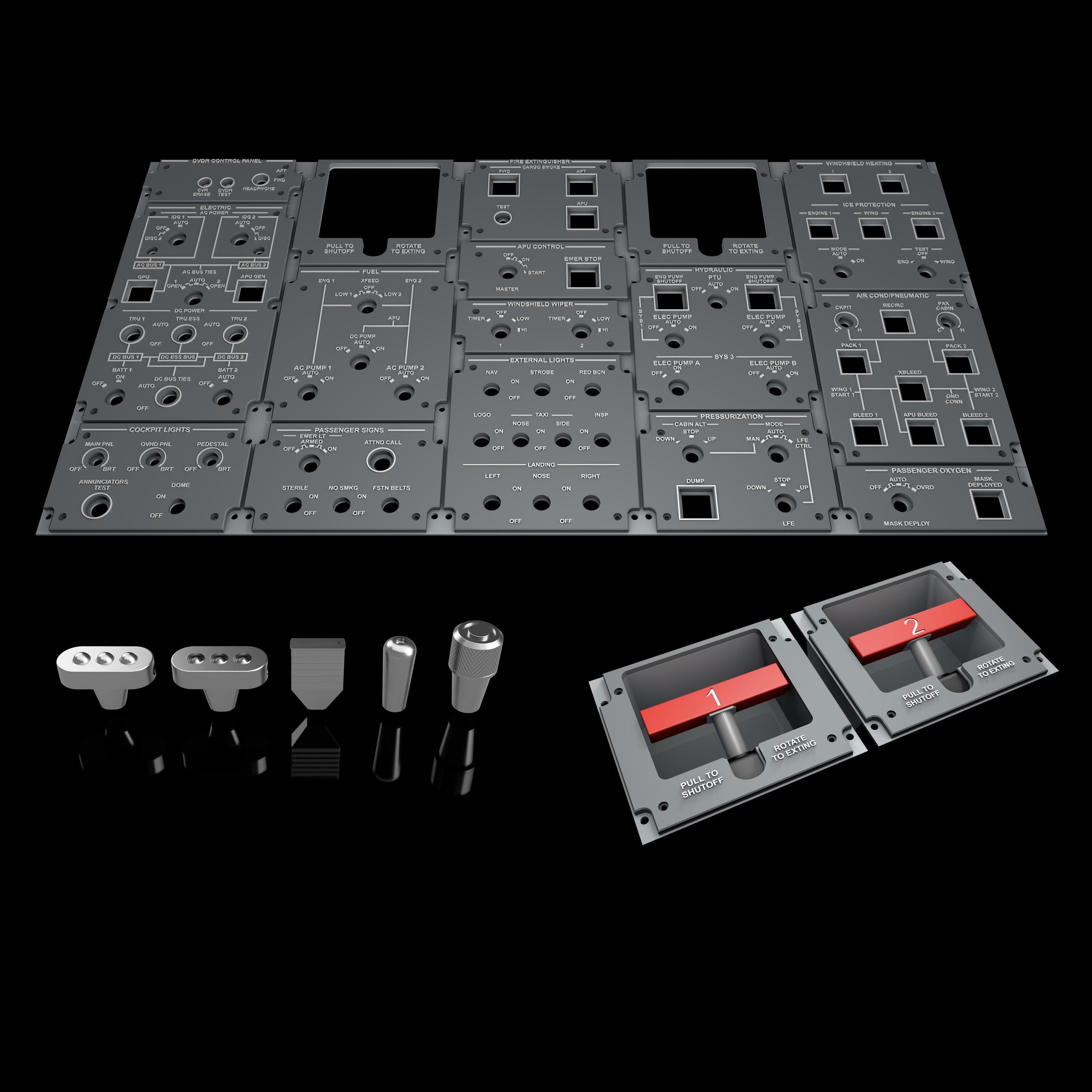 Embraer E1 Ultimate Kit 3D model 3D printable | CGTrader