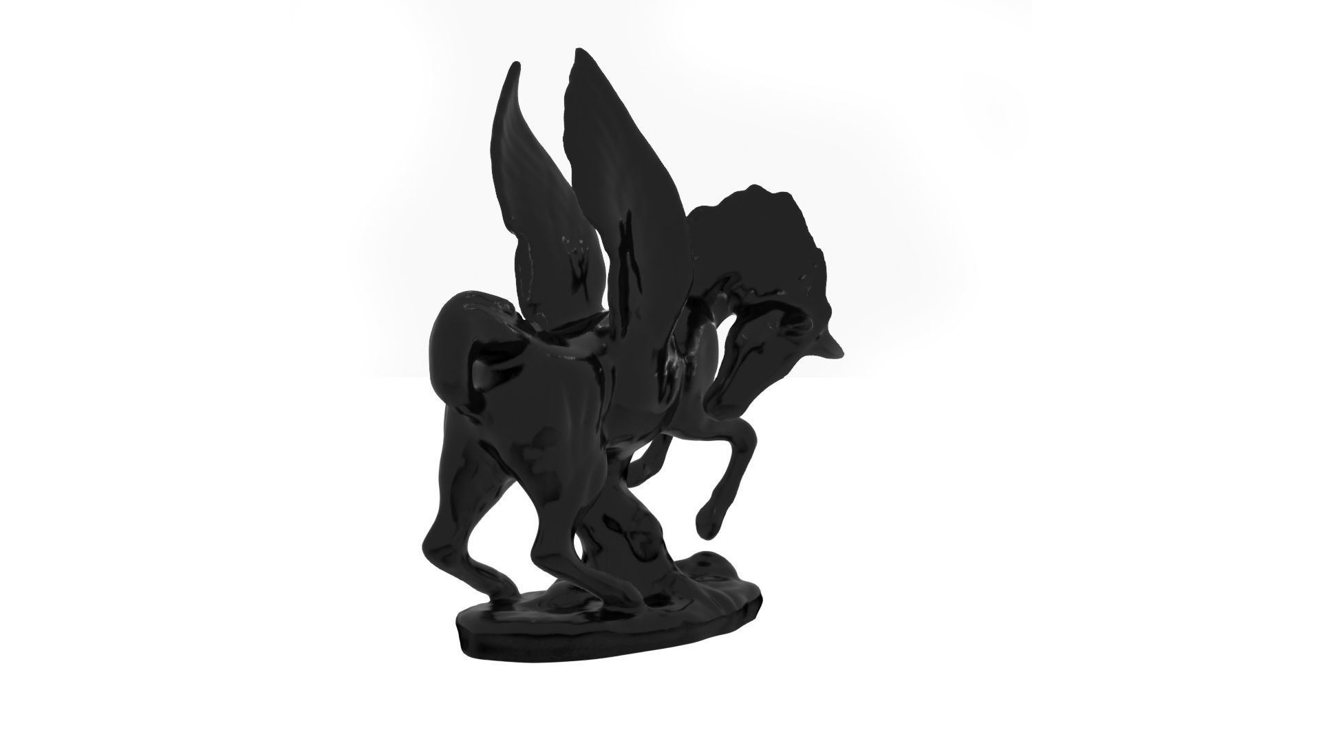 3D model Pegasus Statue VR / AR / low-poly | CGTrader