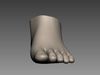 Foot feet 3D model 3D printable | CGTrader