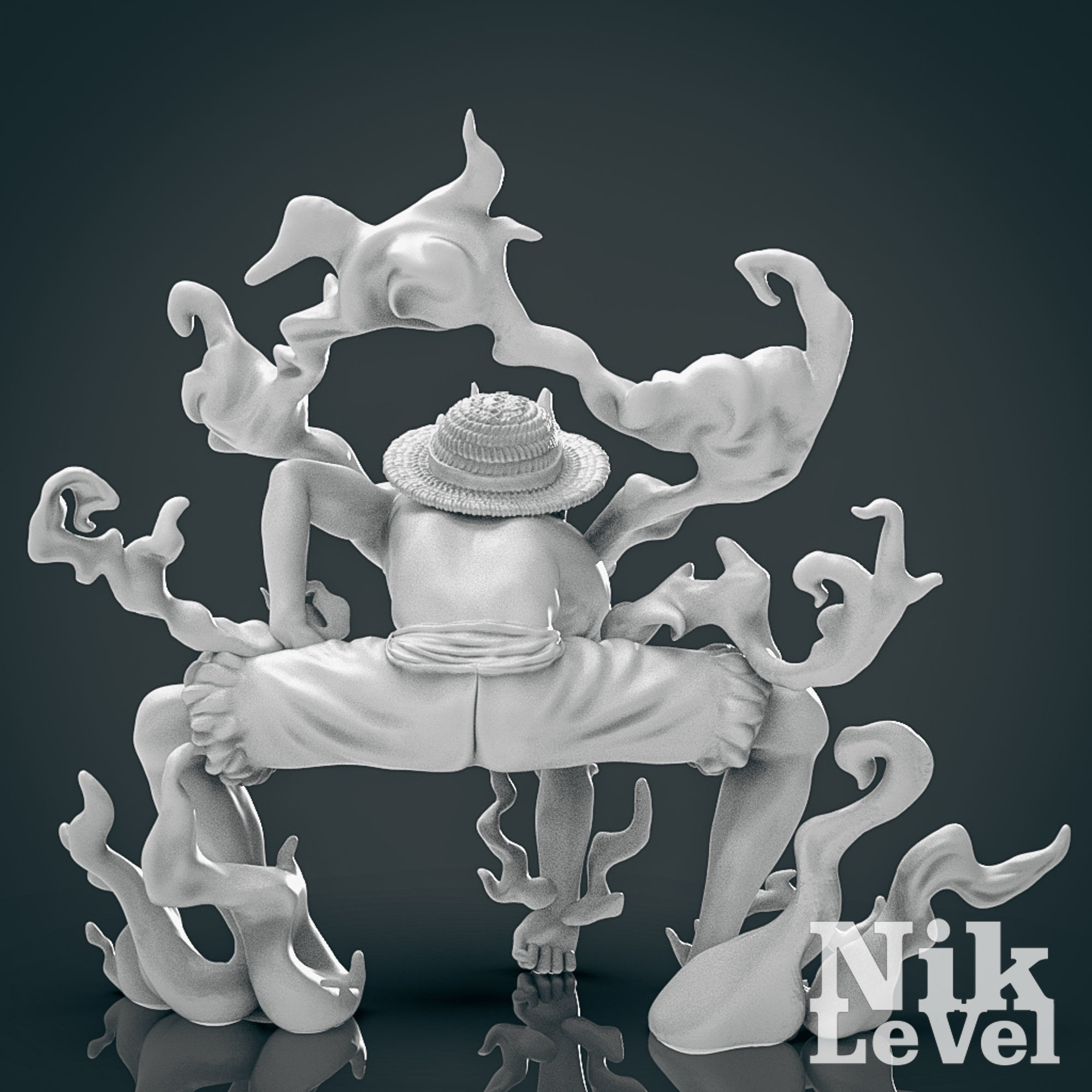 Luffy Nika One Piece 3D Printable 3D model 3D printable | CGTrader