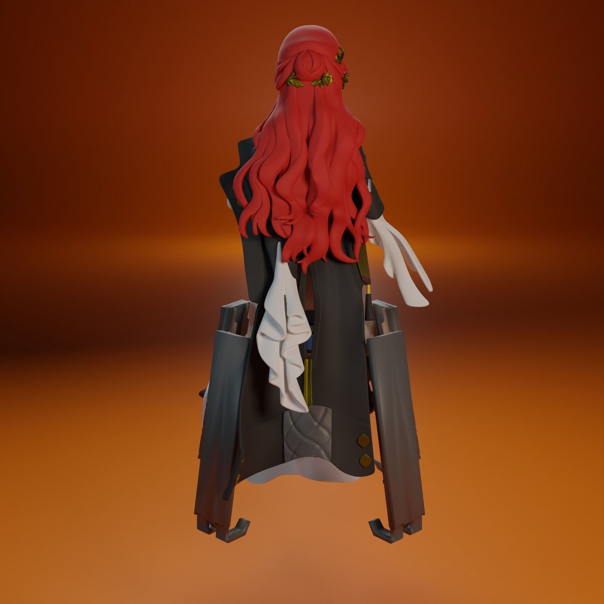 Himeko from Honkai Star Rail 3D model 3D printable | CGTrader