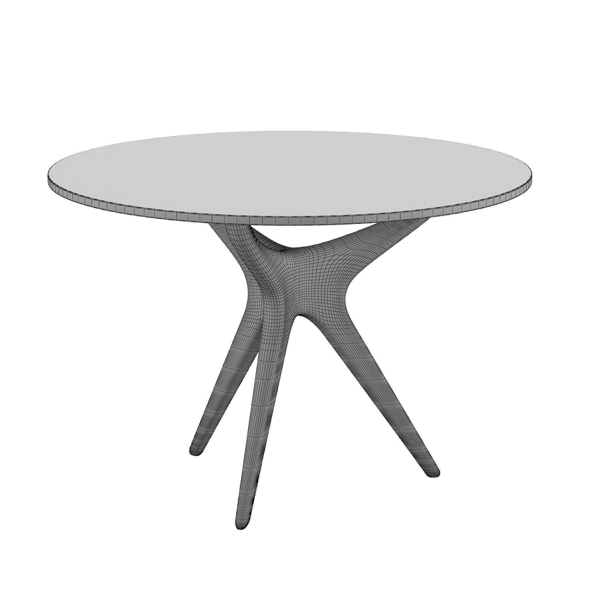 SCULPTURED END TABLE MODEL 413 3D model | CGTrader