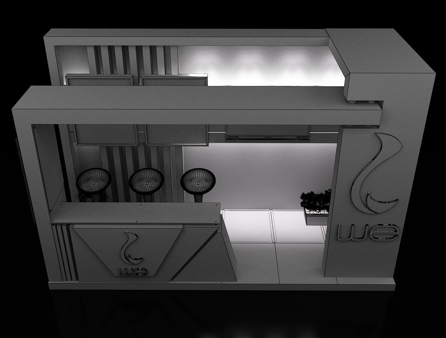 ooth Exhibition Stand a153 3D model | CGTrader