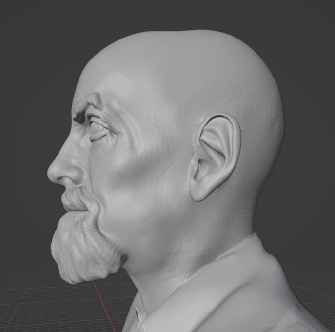 Neal Stephenson 3D model 3D printable | CGTrader