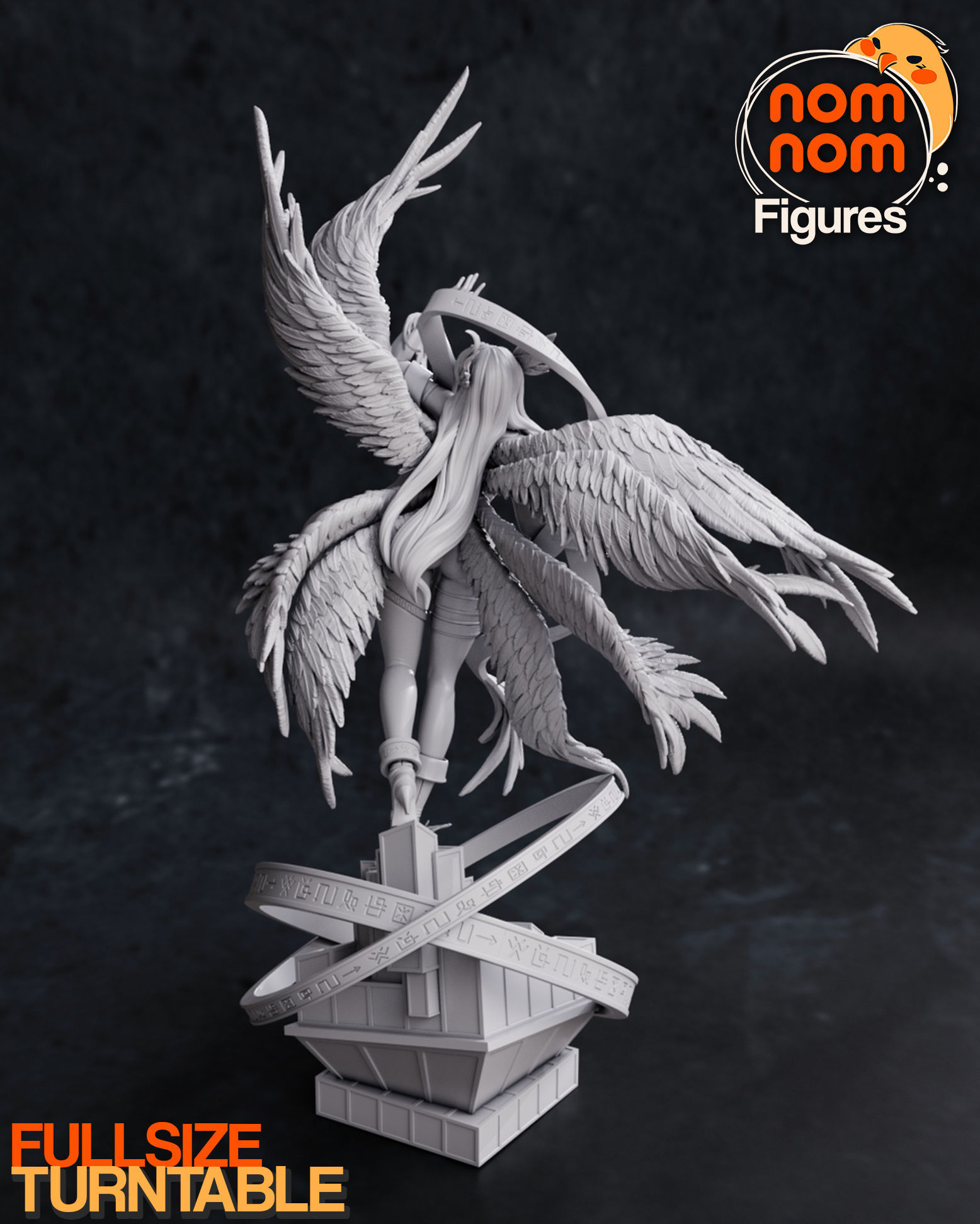 Angewomon - Digimon 3D model 3D printable | CGTrader