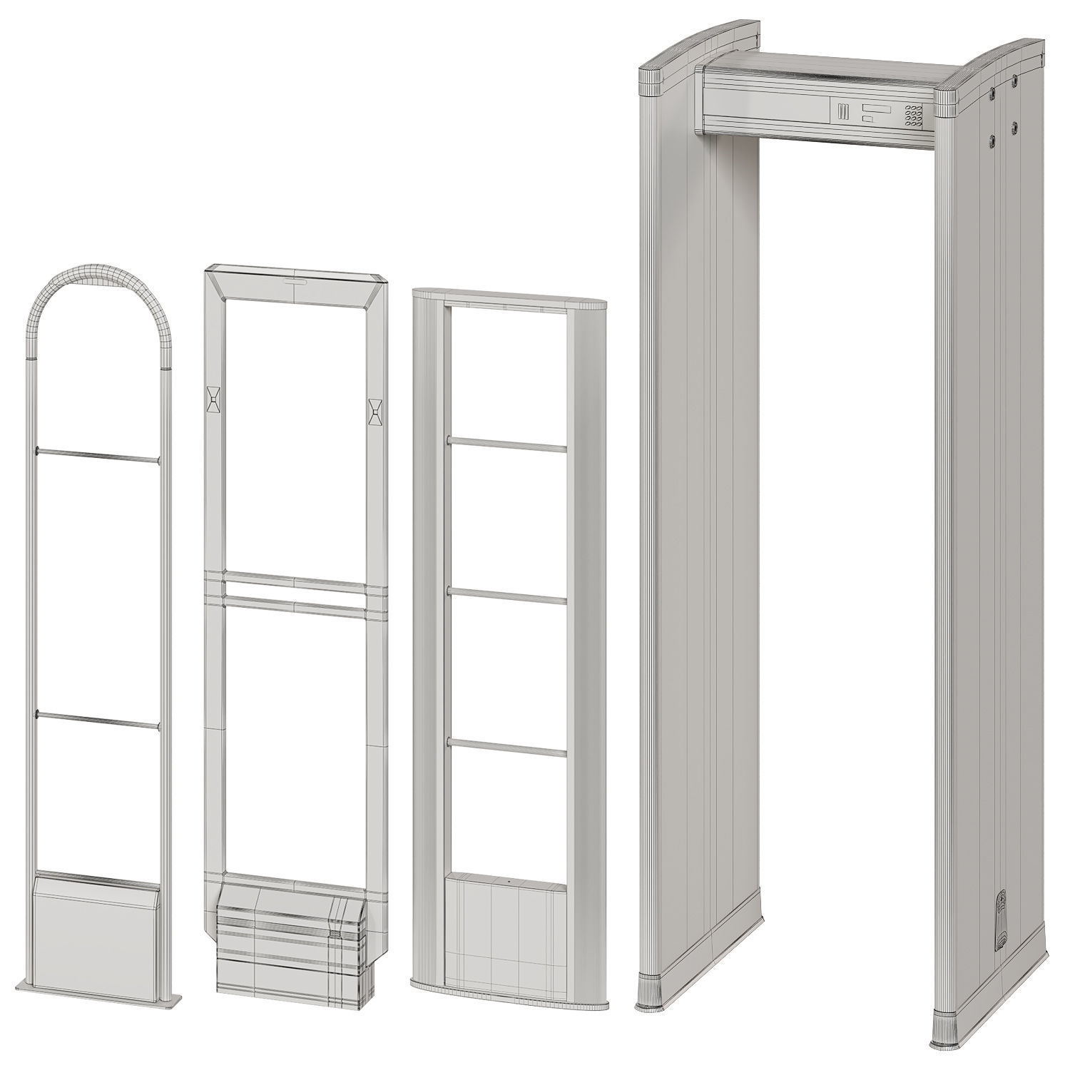 Security frame 3D model | CGTrader