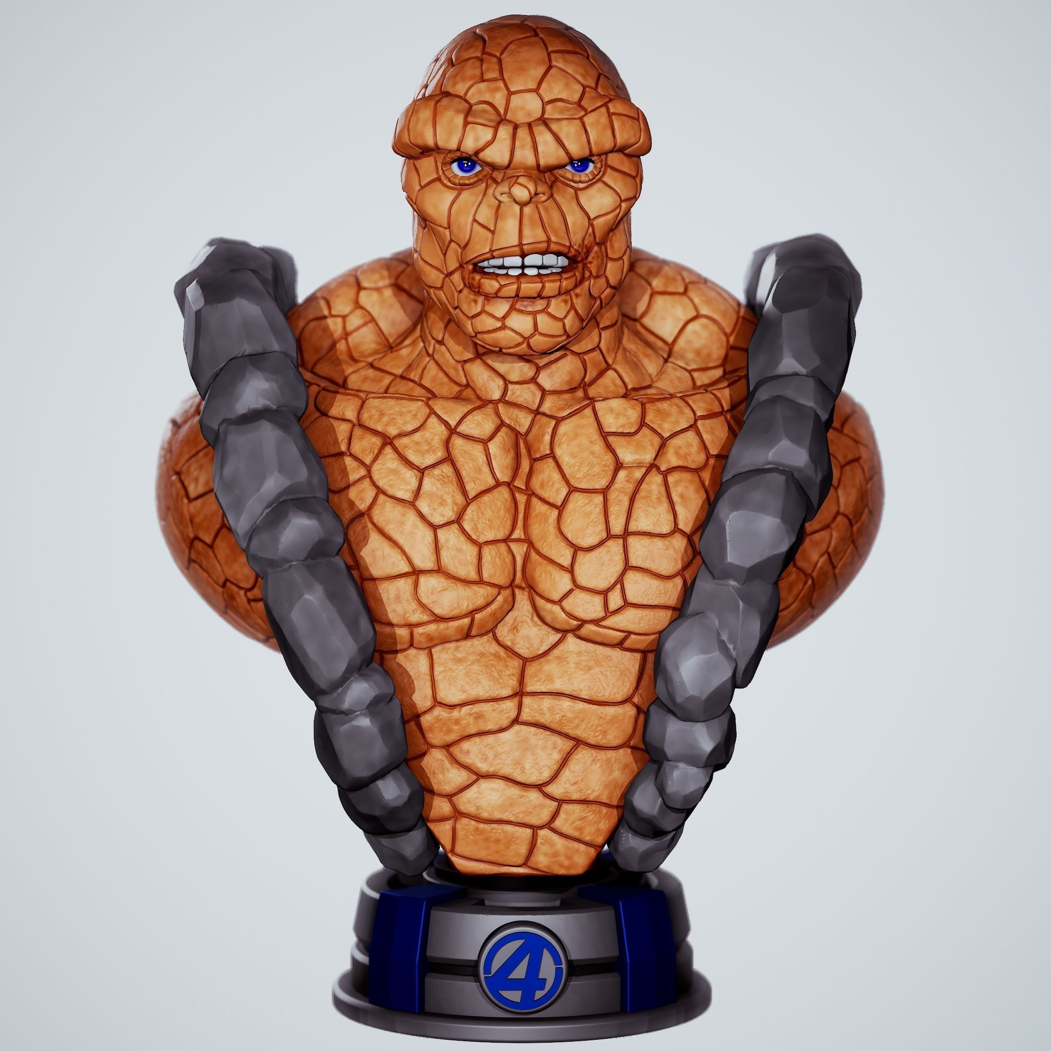 THING FANTASTIC FOUR 3D model 3D printable | CGTrader