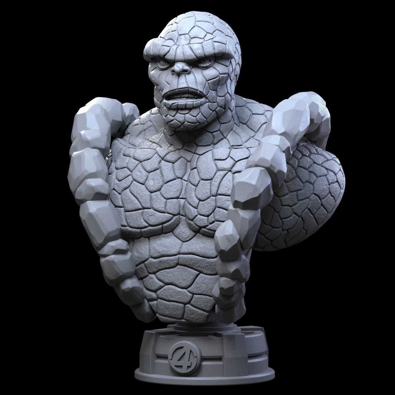 THING FANTASTIC FOUR 3D model 3D printable | CGTrader