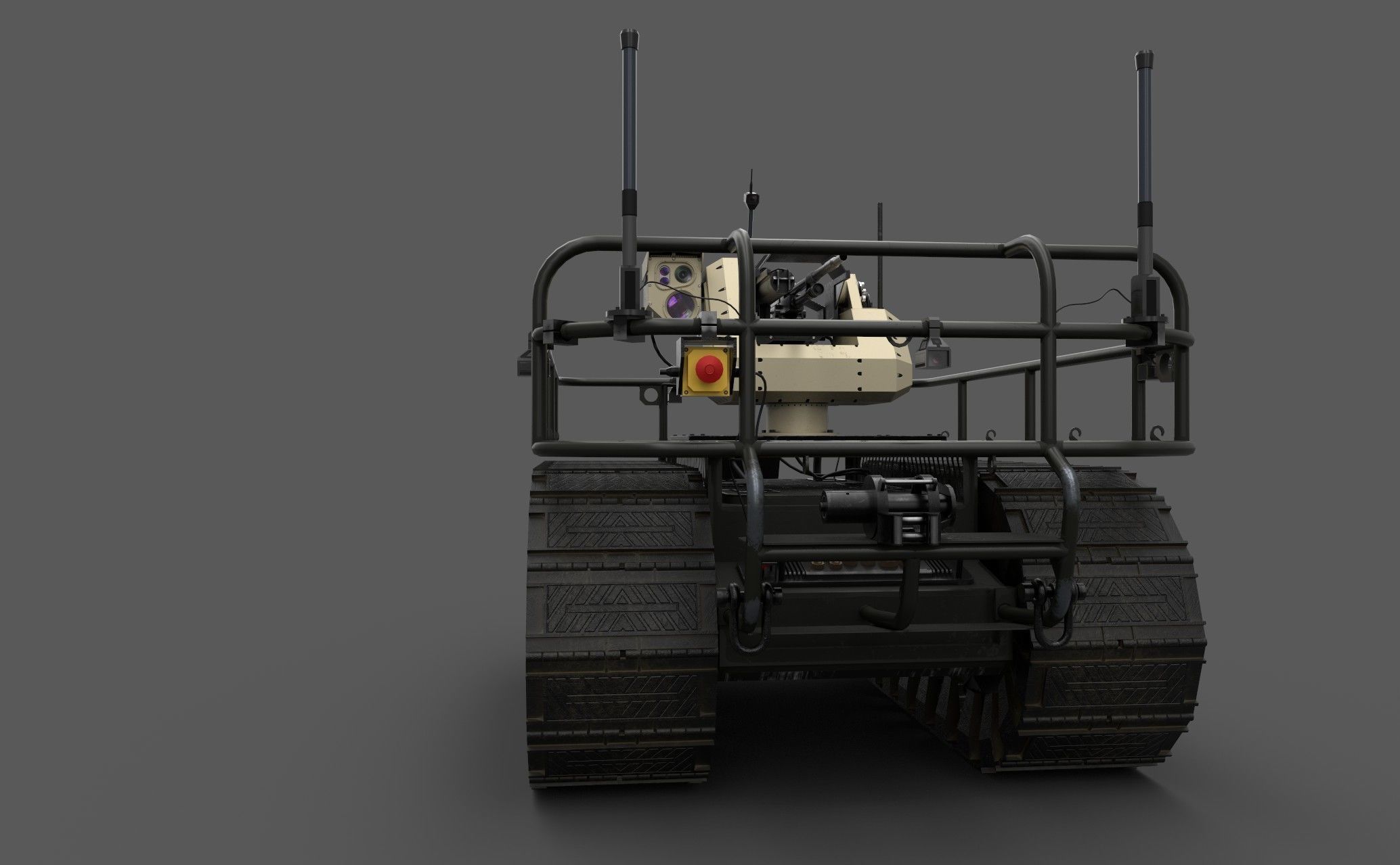3D model Probot Pitbull RWS VR / AR / low-poly | CGTrader