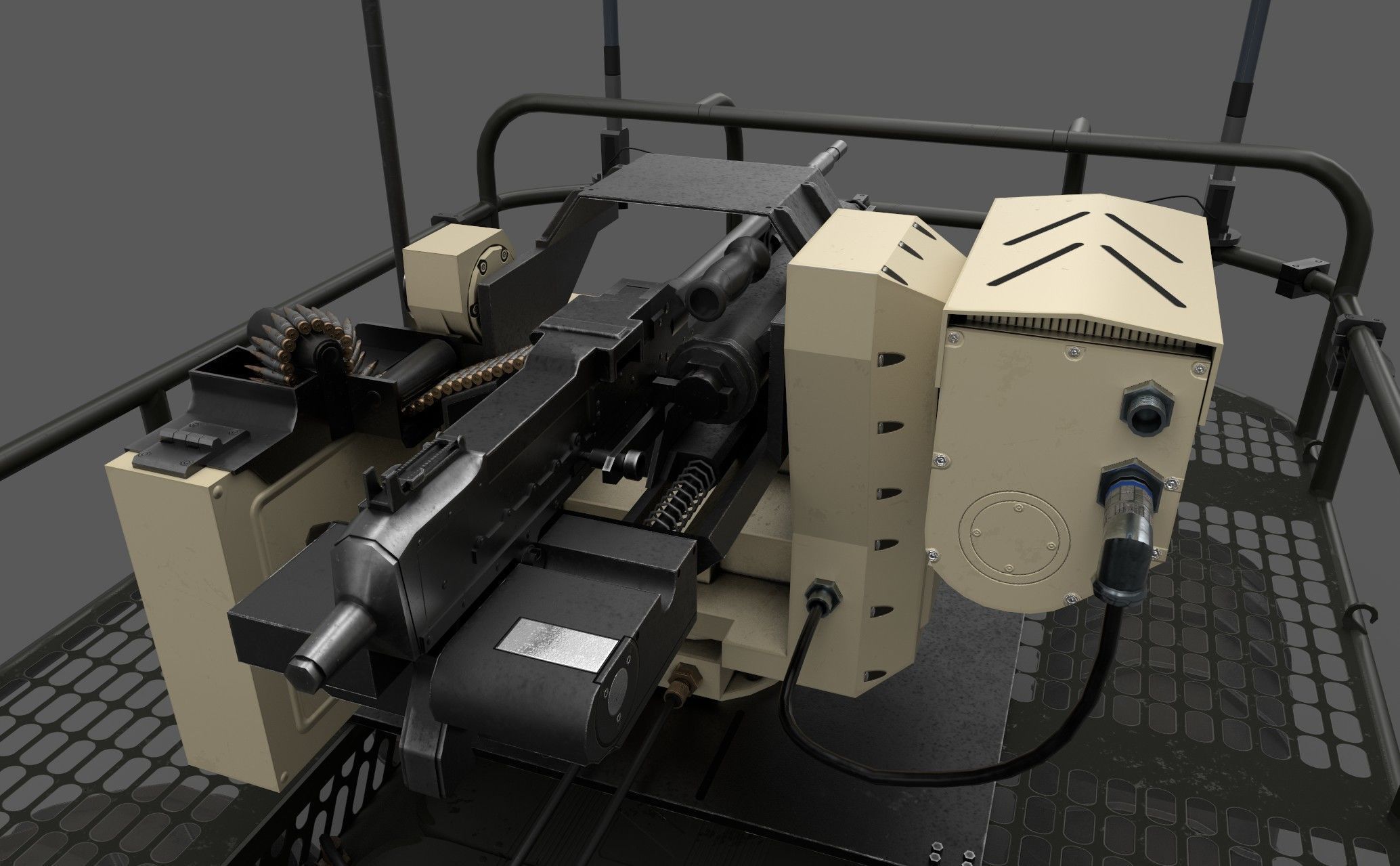 3D model Probot Pitbull RWS VR / AR / low-poly | CGTrader