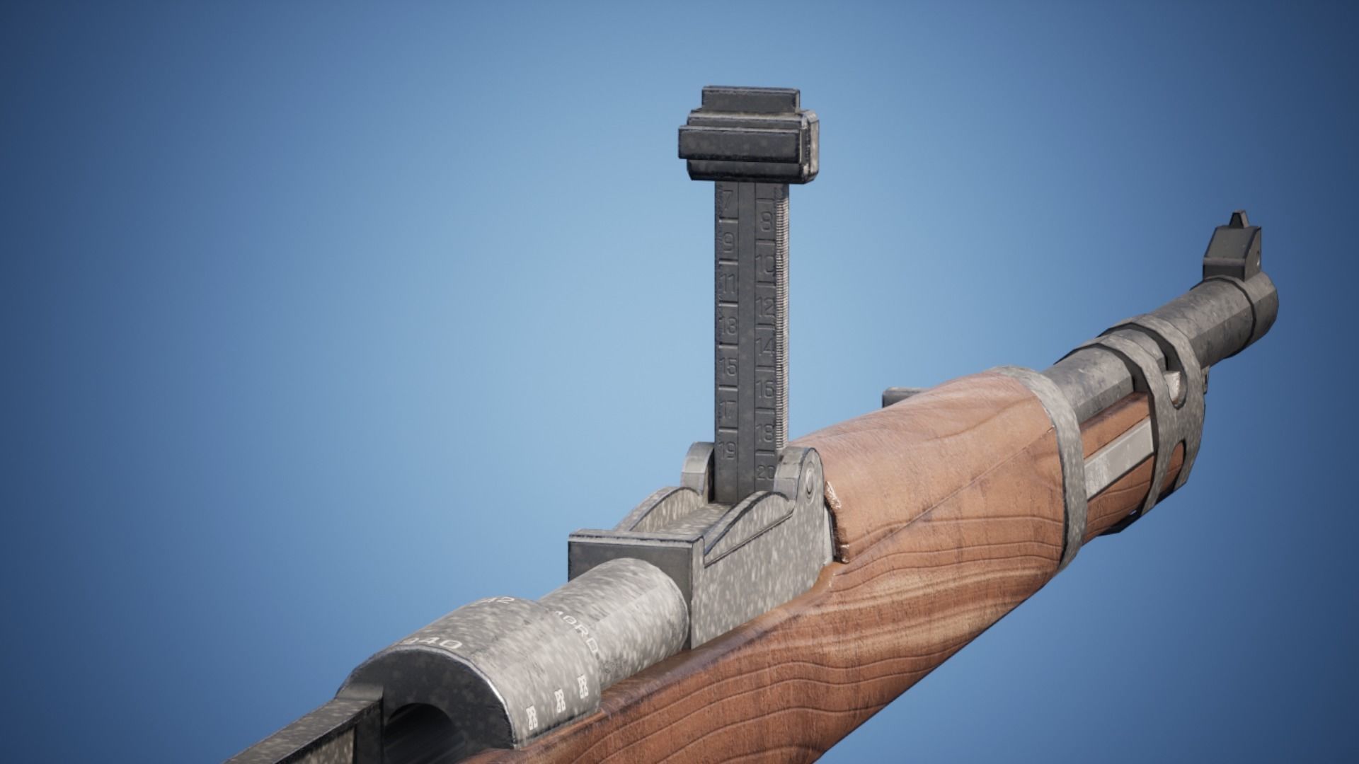 3D model Long Range WW2 Rifle VR / AR / low-poly | CGTrader