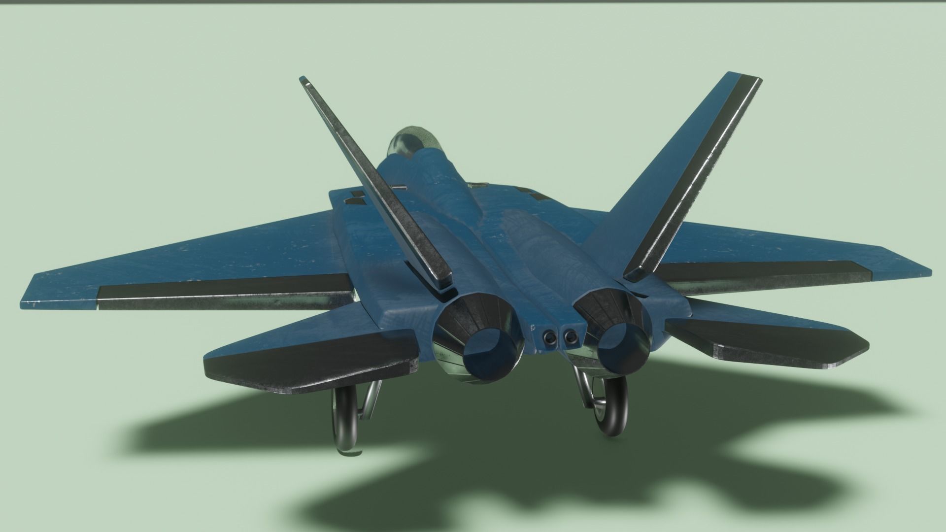 3D model Jet F23 VR / AR / low-poly | CGTrader