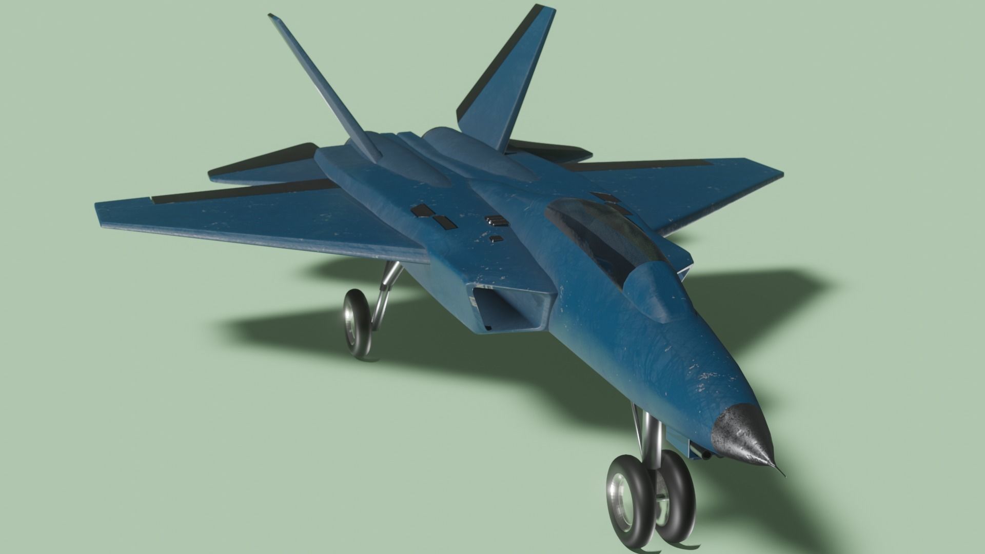 3D model Jet F23 VR / AR / low-poly | CGTrader