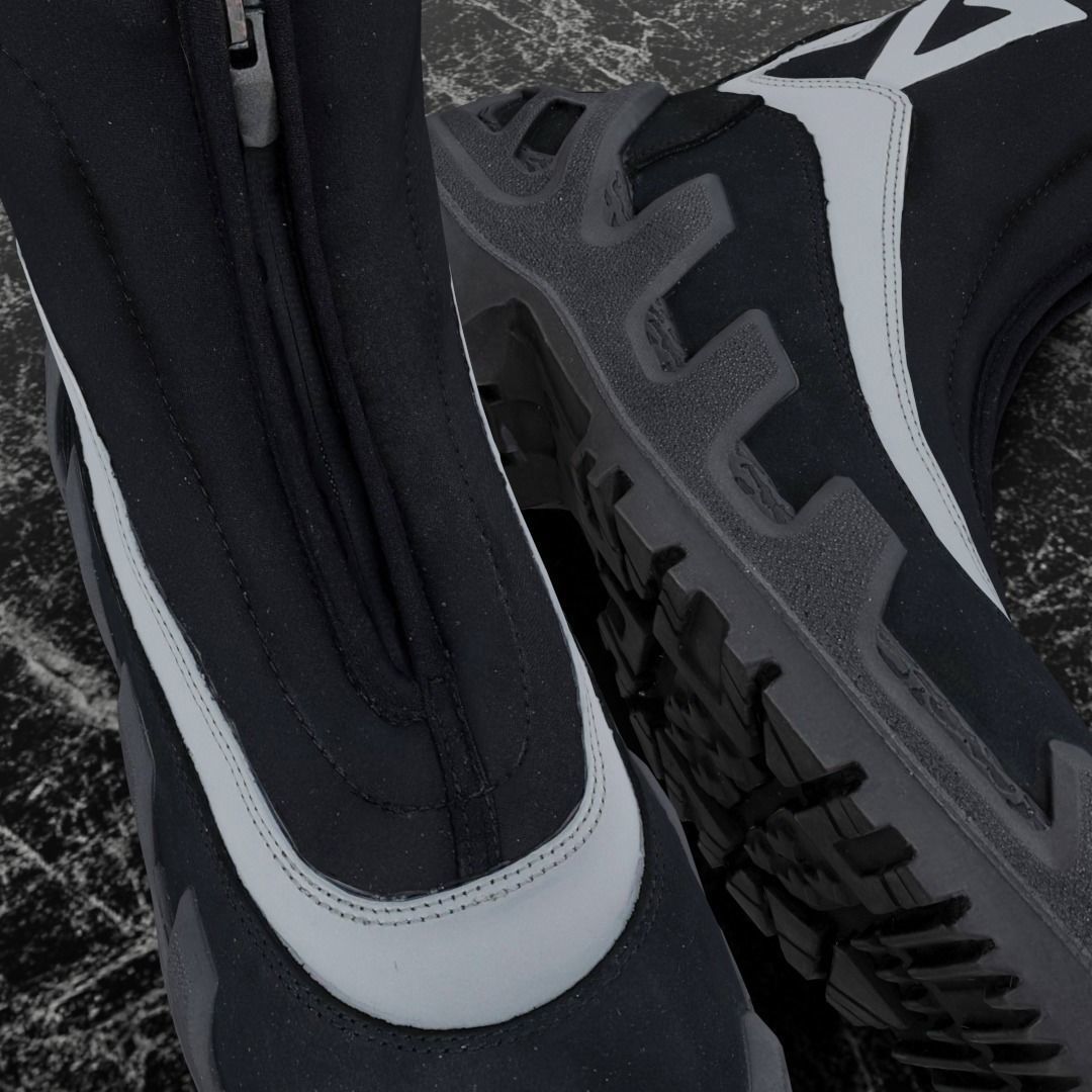 3D model VANEDA 3D BOOTS - WHITE - BLACK VR / AR / low-poly | CGTrader