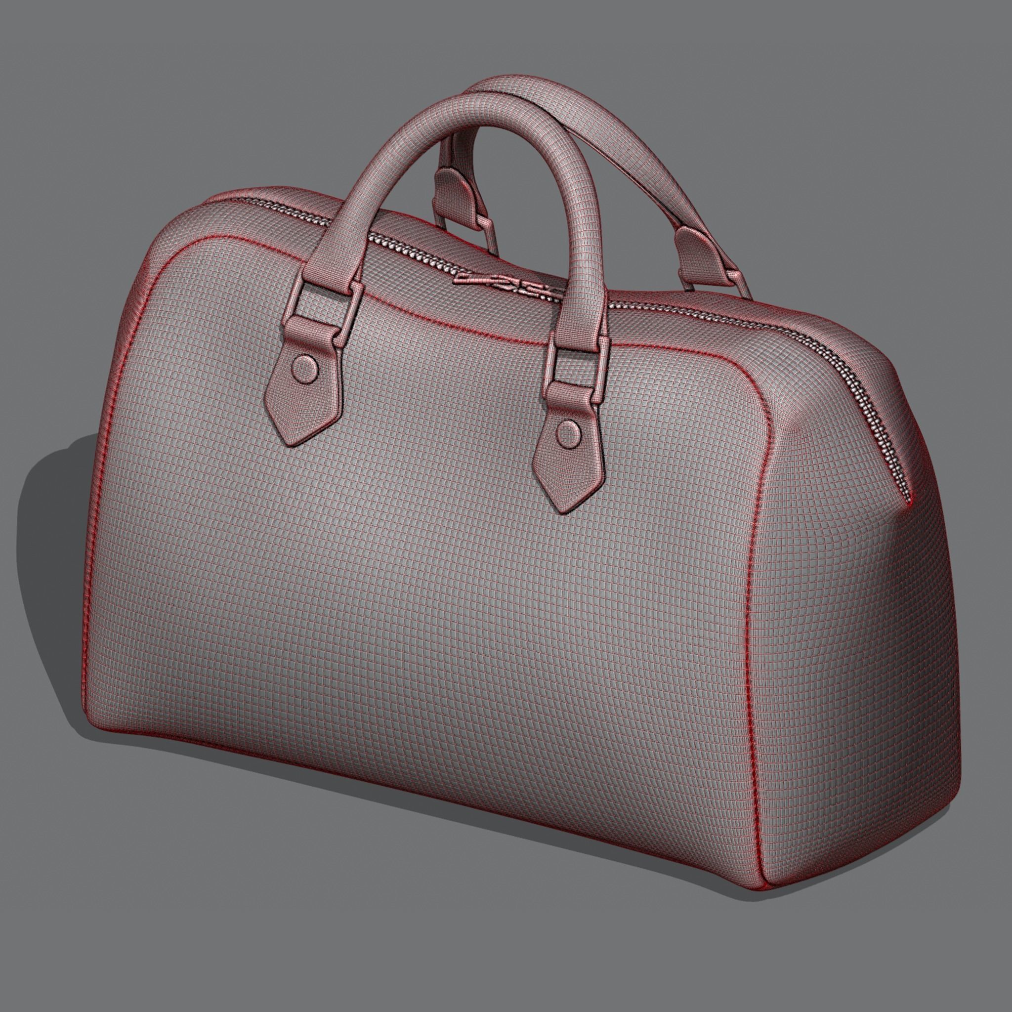 Simple travel bag 3D model | CGTrader