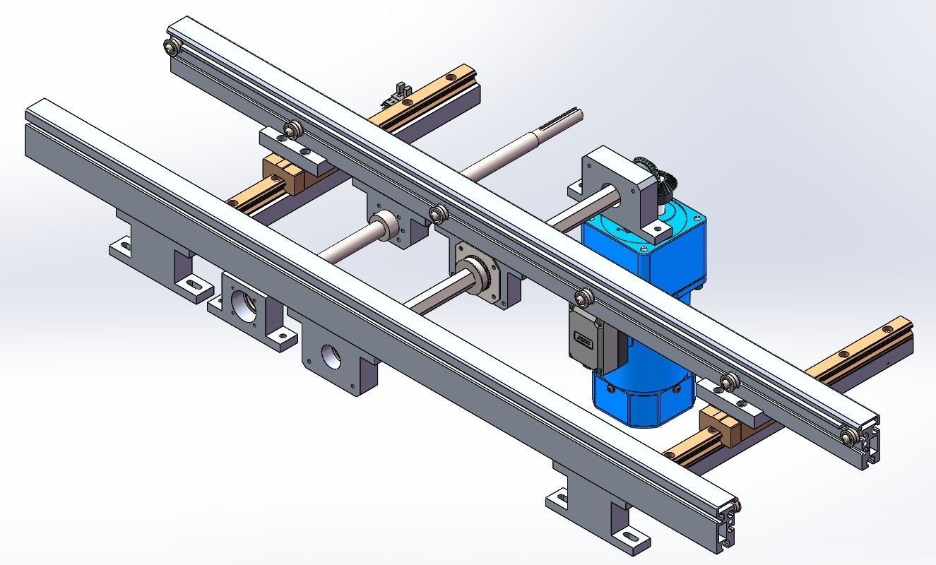 industrial 3D model Ground railway-robot structure 3D model | CGTrader