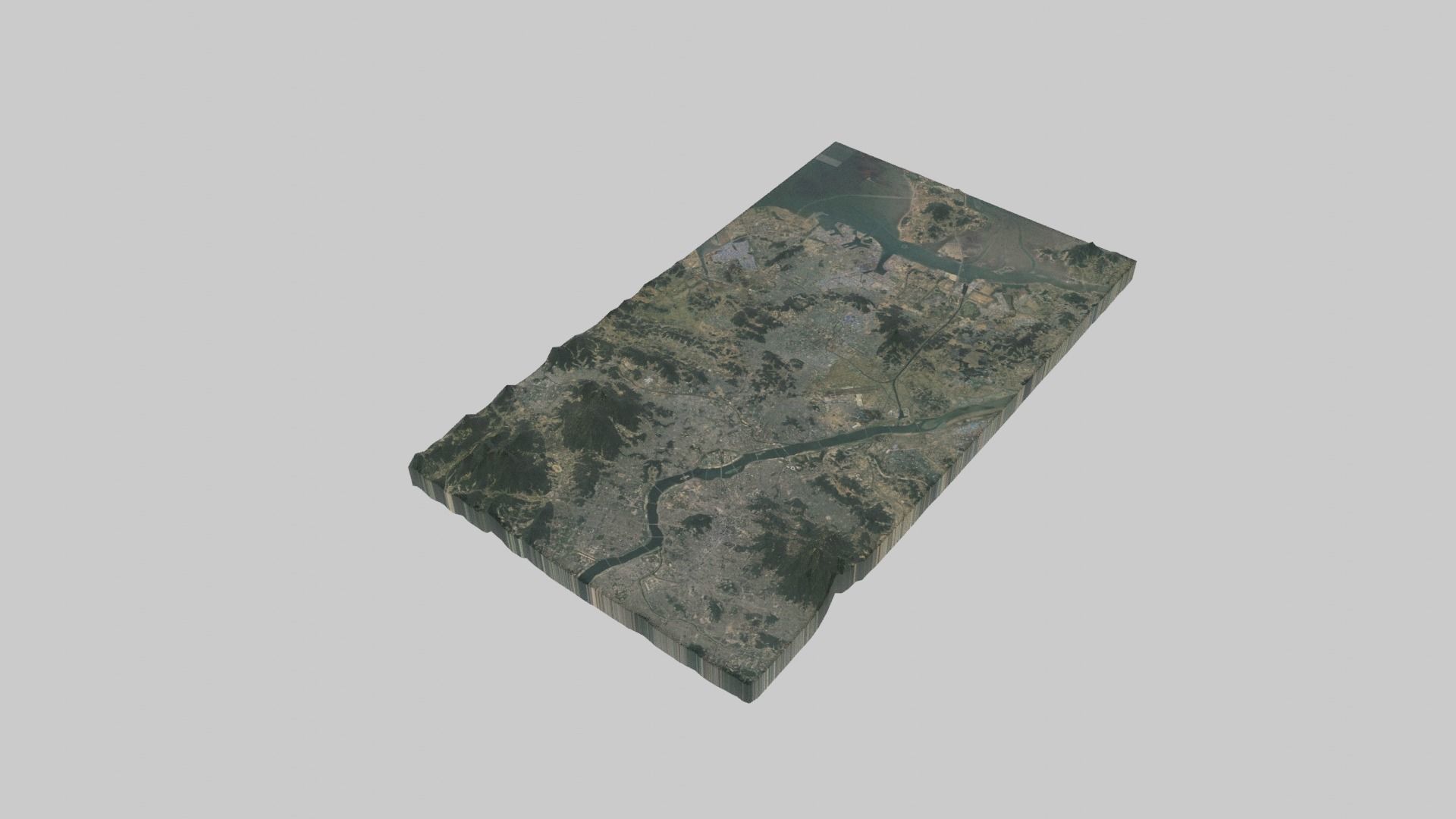 3D model Bucheon City VR / AR / low-poly | CGTrader