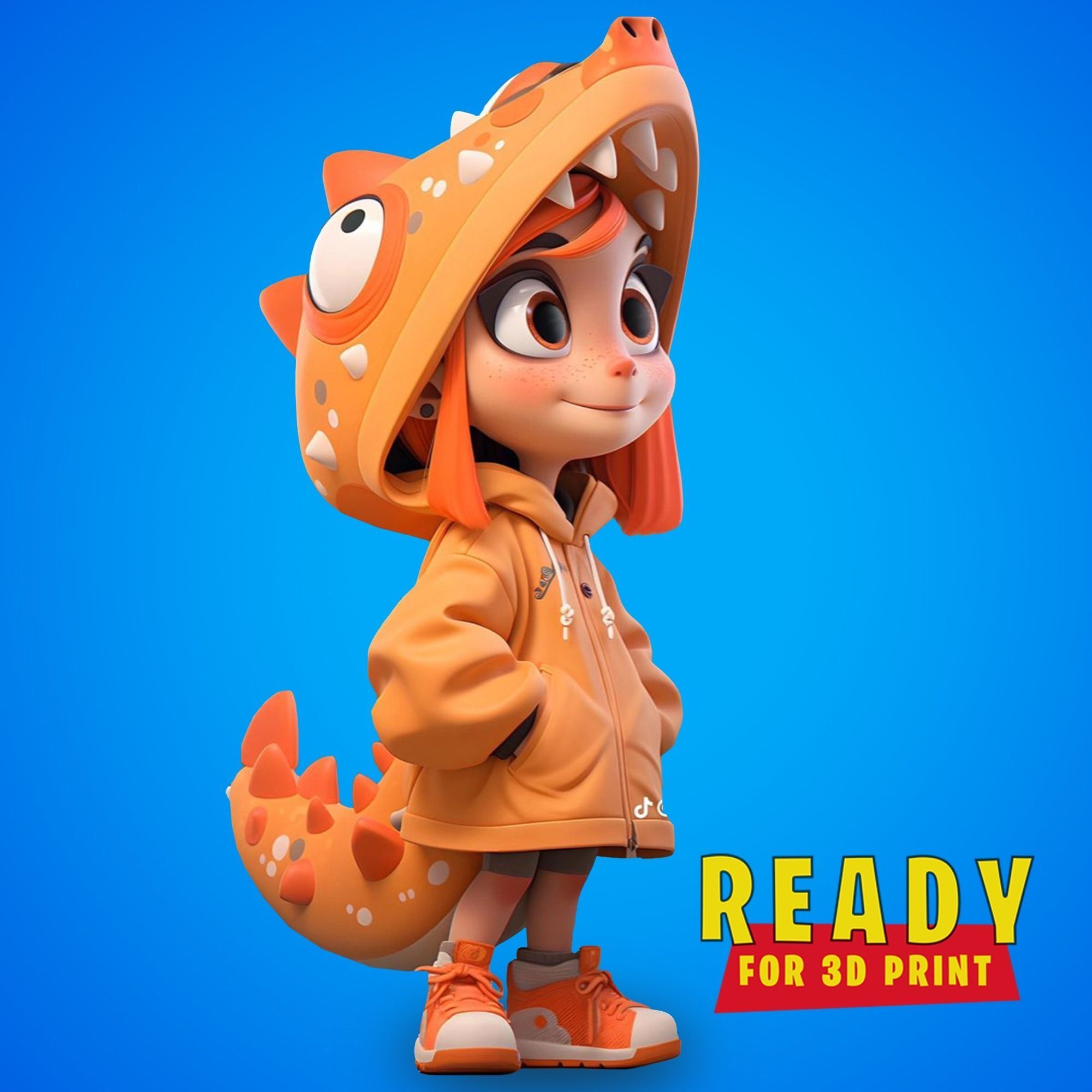 CUTE GIRL 3D model 3D printable | CGTrader