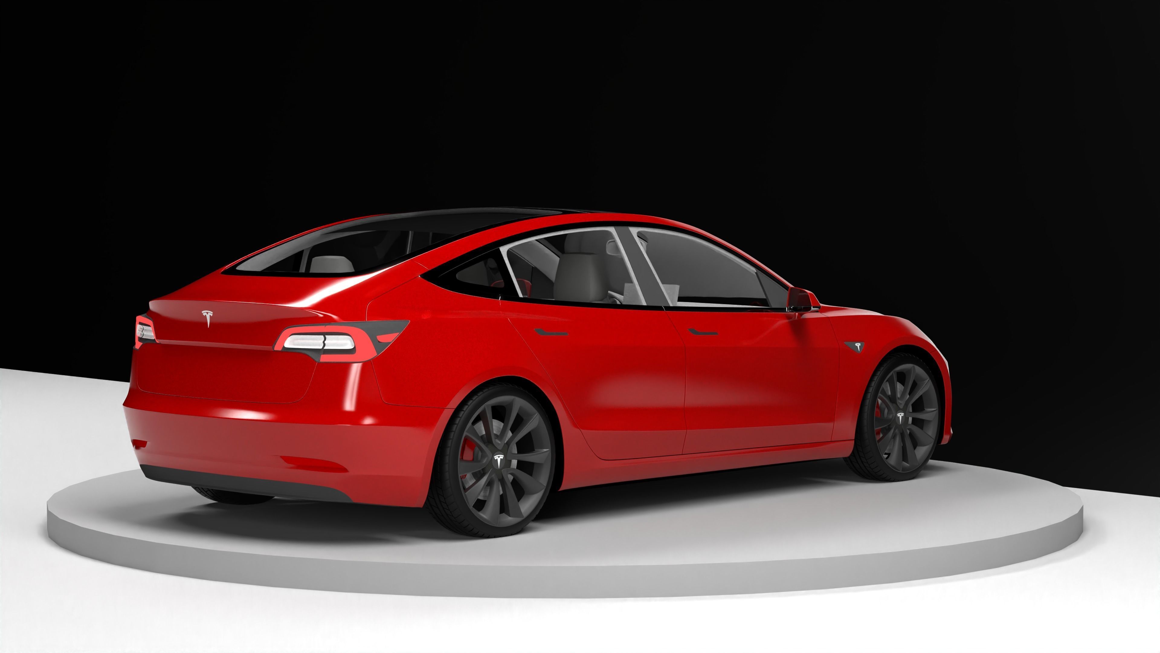Tesla Model 3 3D model | CGTrader