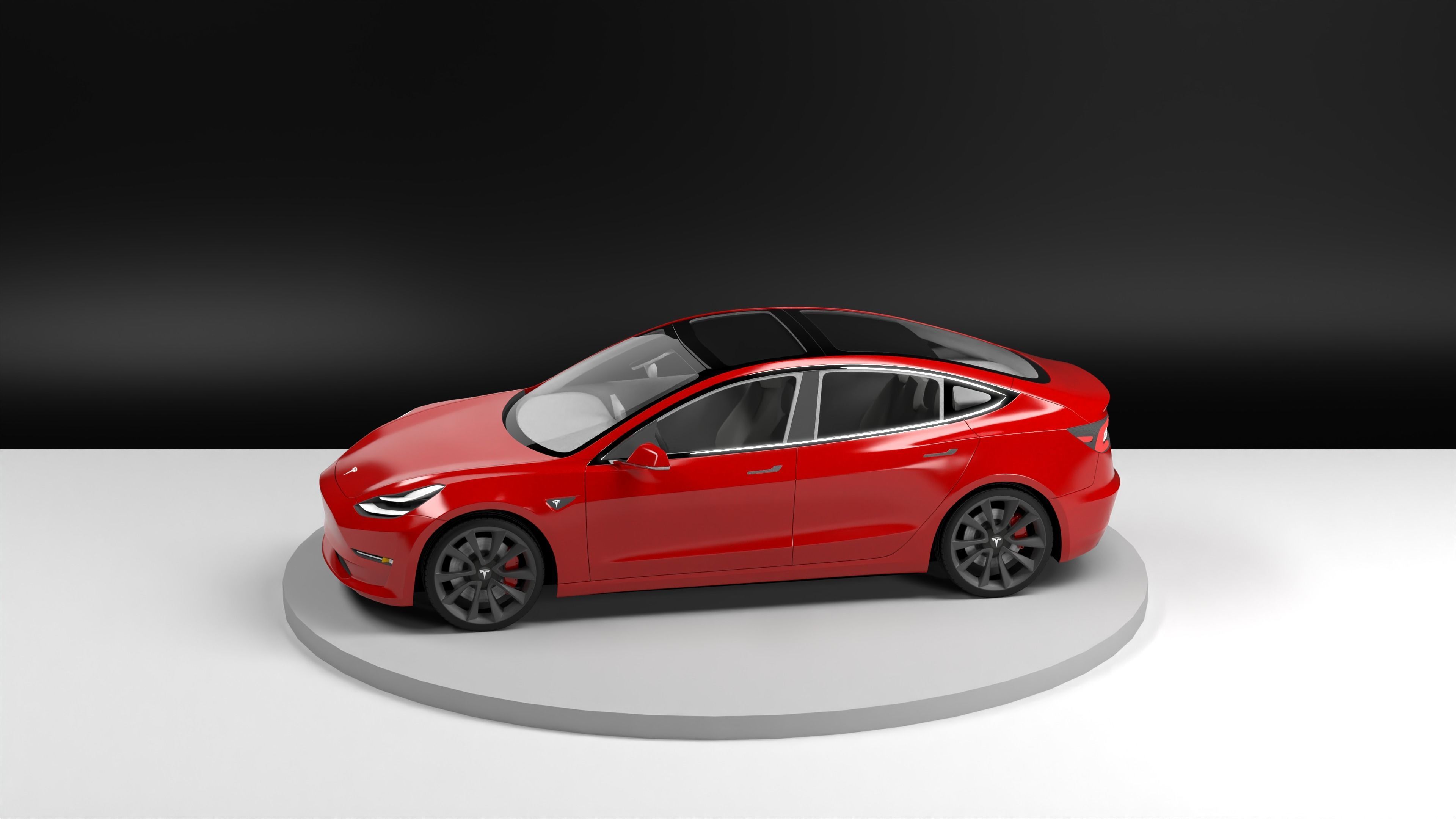 Tesla Model 3 3D model | CGTrader